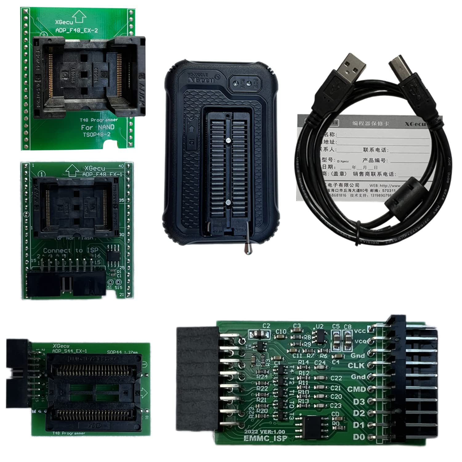 Xgecu Tl866ii Plus Programmer For Spi Flash Nand Eeprom EZP2013 USB Spi ...