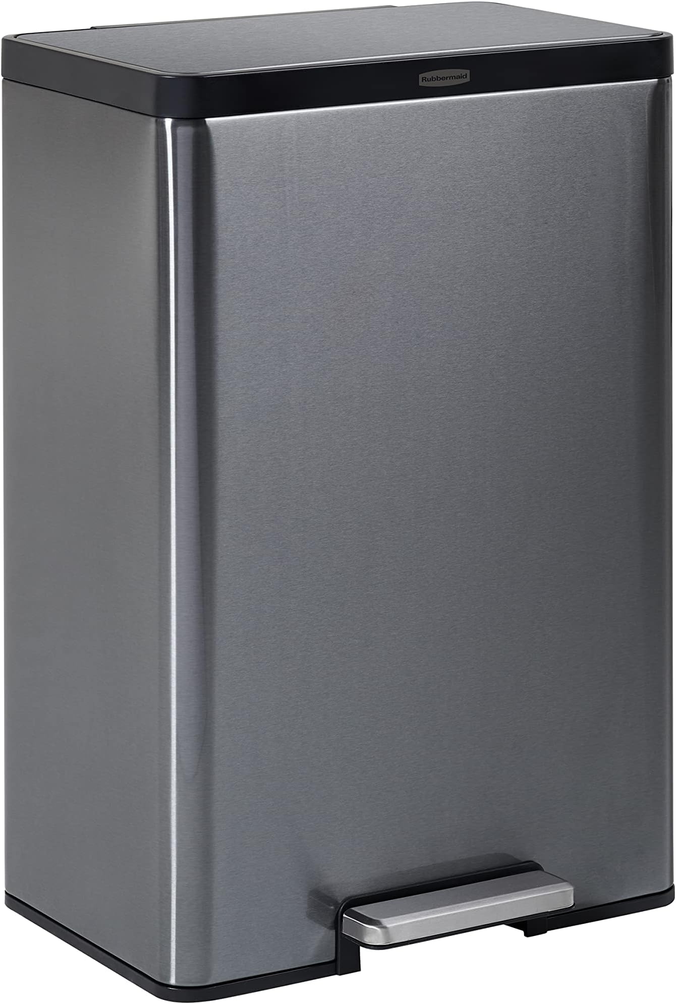 Songmics Dual Trash Garbage Can, 16 Gal (60L) Rubbish Bin And 15 Trash ...