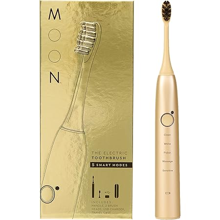 Amazon.com: Moon Sonic Electric Toothbrush for Adults, 5 Smart Modes to ...