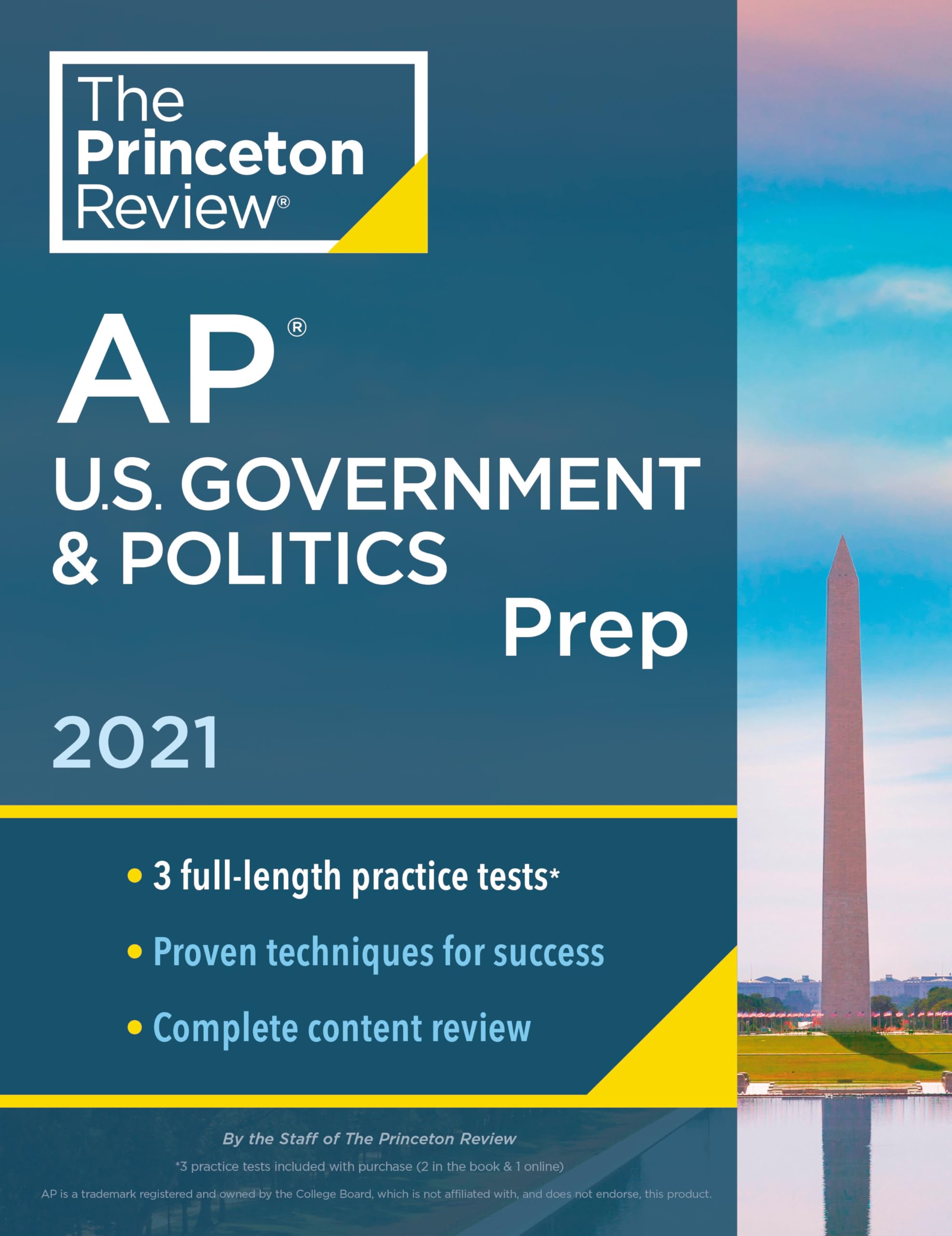 Amazon.com: Princeton Review AP U.S. Government & Politics Prep, 2021: ...