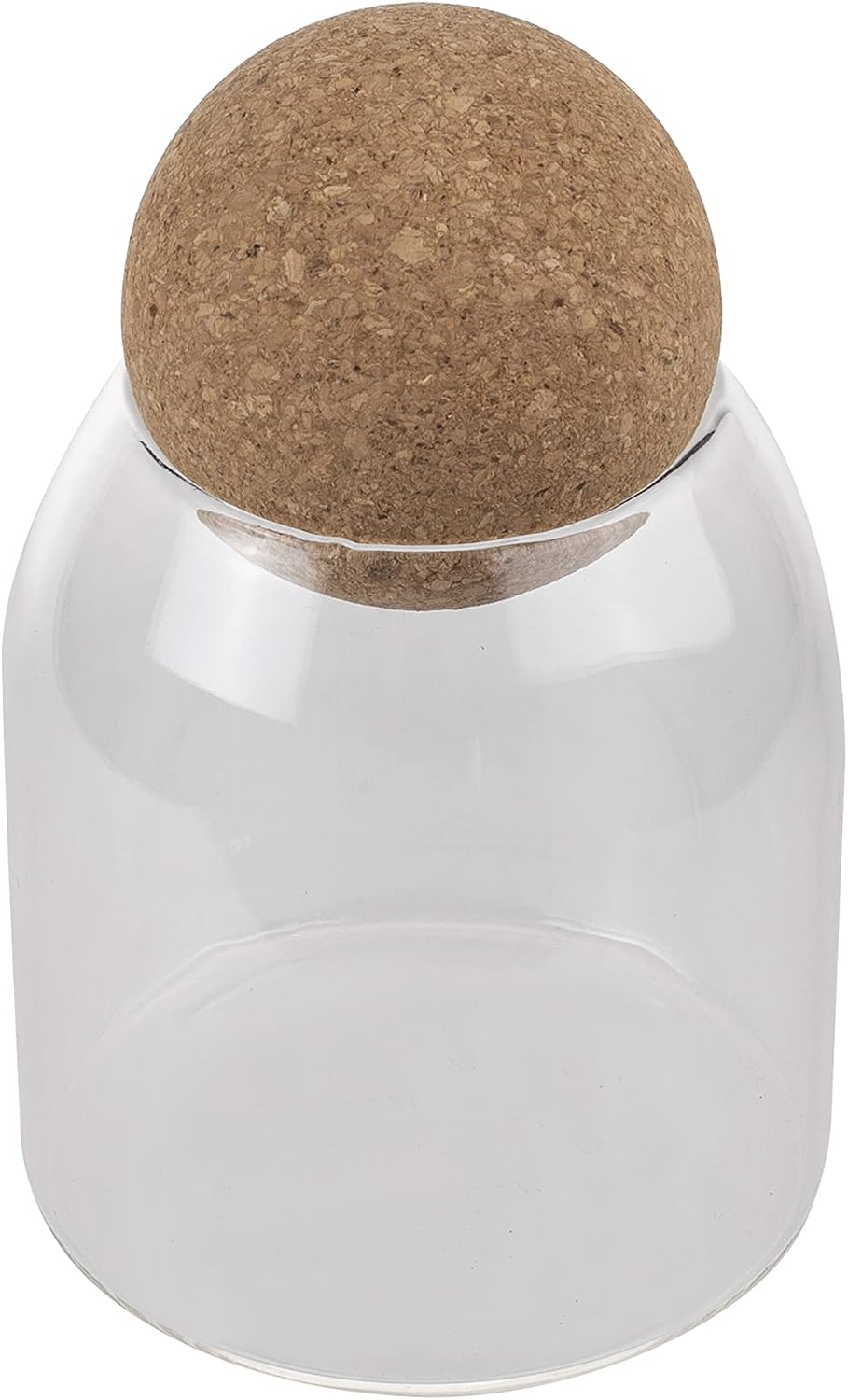 3x 500ml Glass Jar With Cork Ball Stopper Pack of 3 - Storage For ...