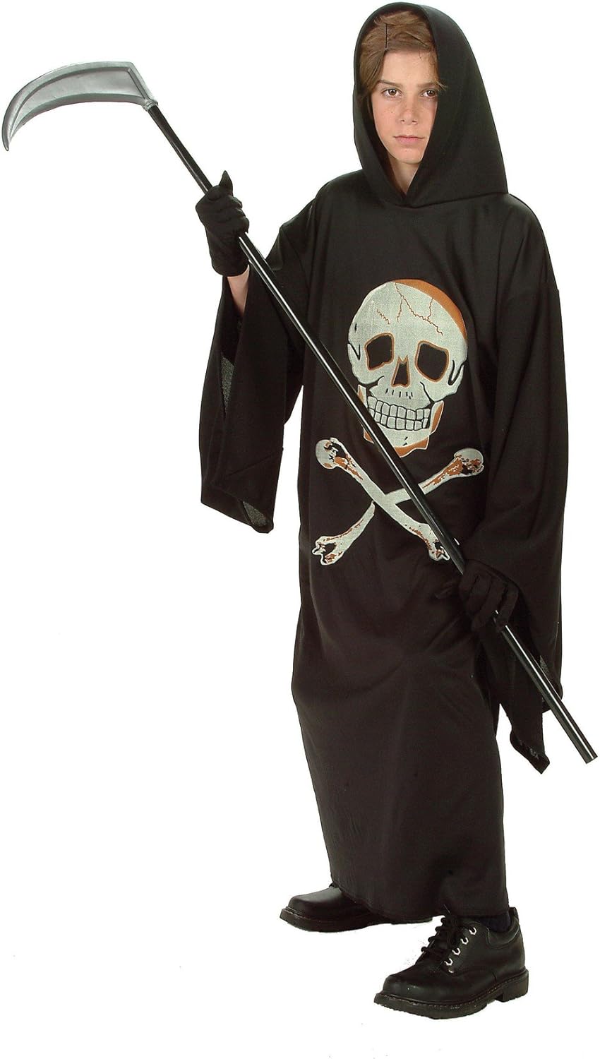 Amazon.com: Rg_costumes Unisex Adult Warlock-glow'n Dark Skull Robe ...