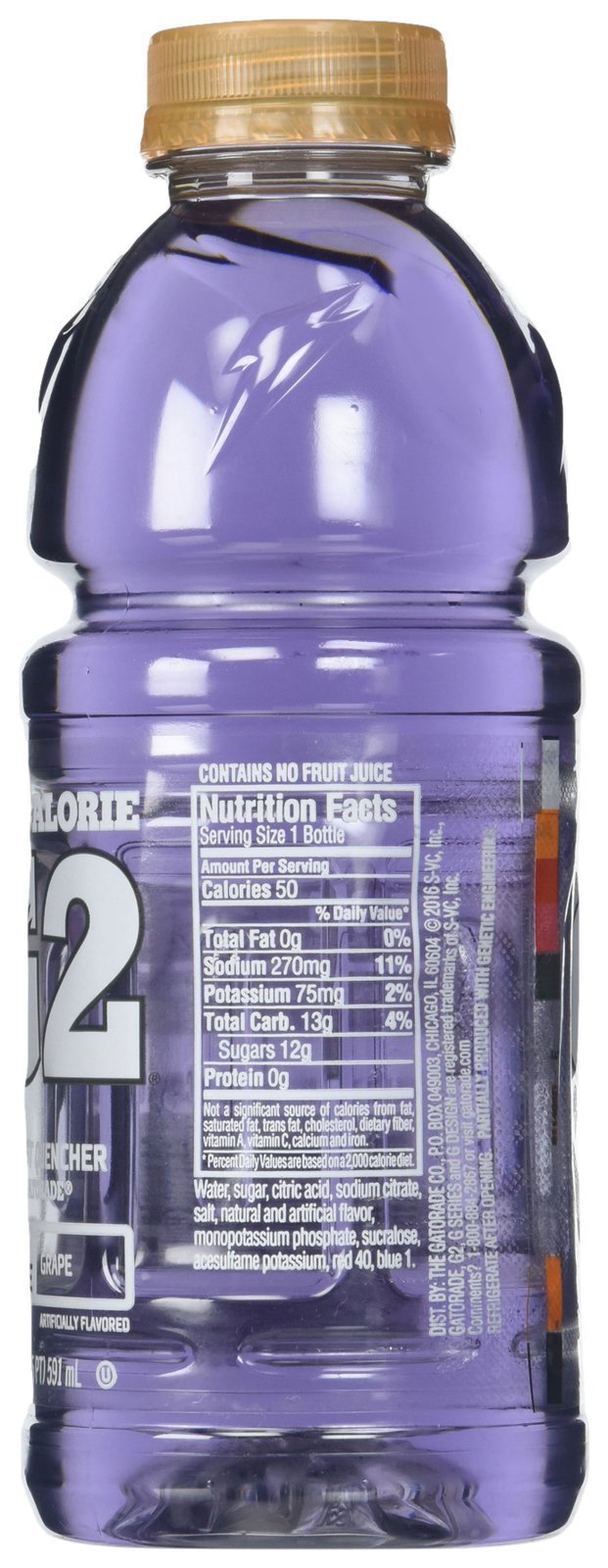 Gatorade G2 Nutrition Facts G2 Gatorade
