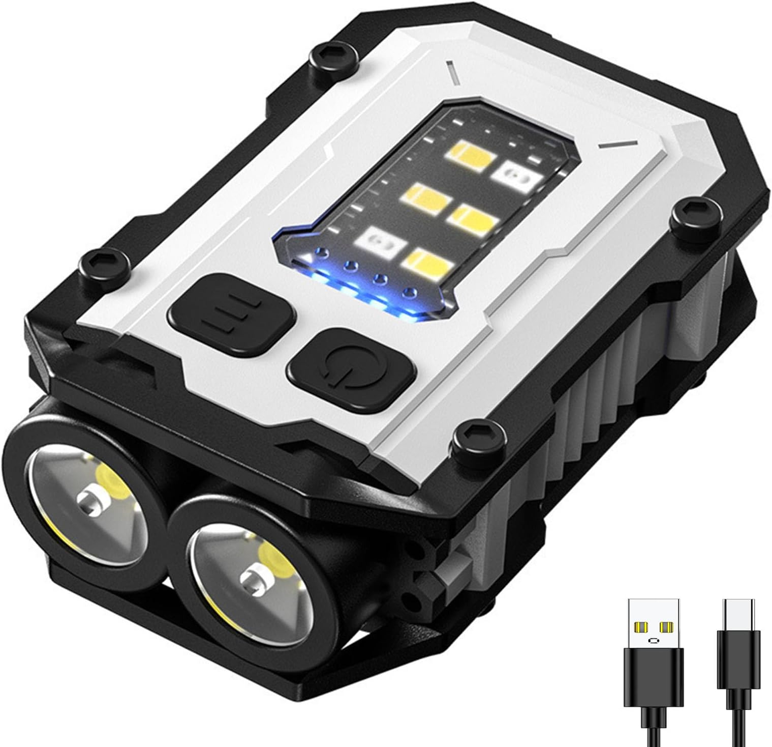 LED Small Flashlight, 500Lumens Bright Mini Keychain Light, Portable ...