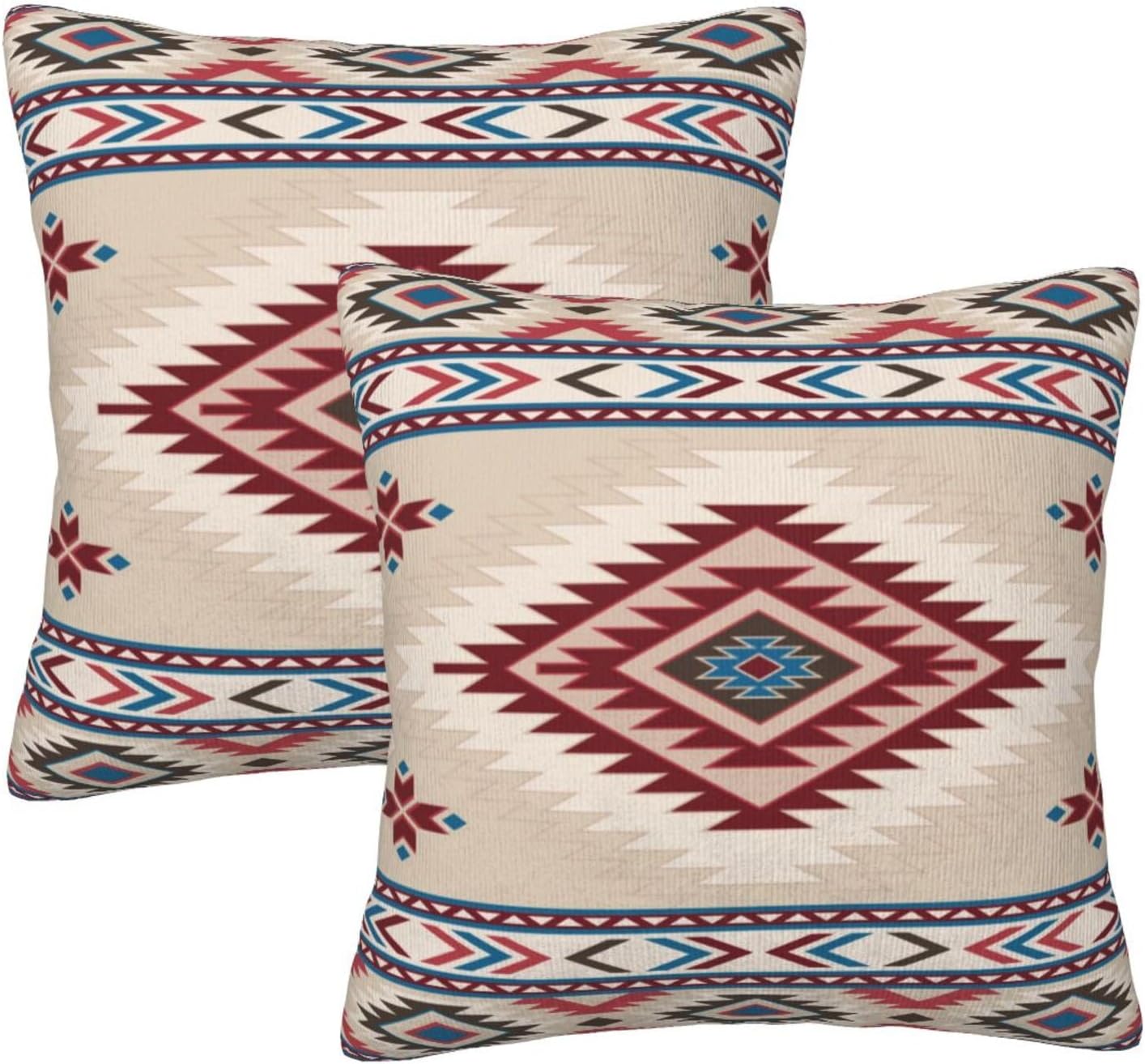Amazon.com: Aztec Tribal Ethnic Pillow Covers,Southwestern Native ...