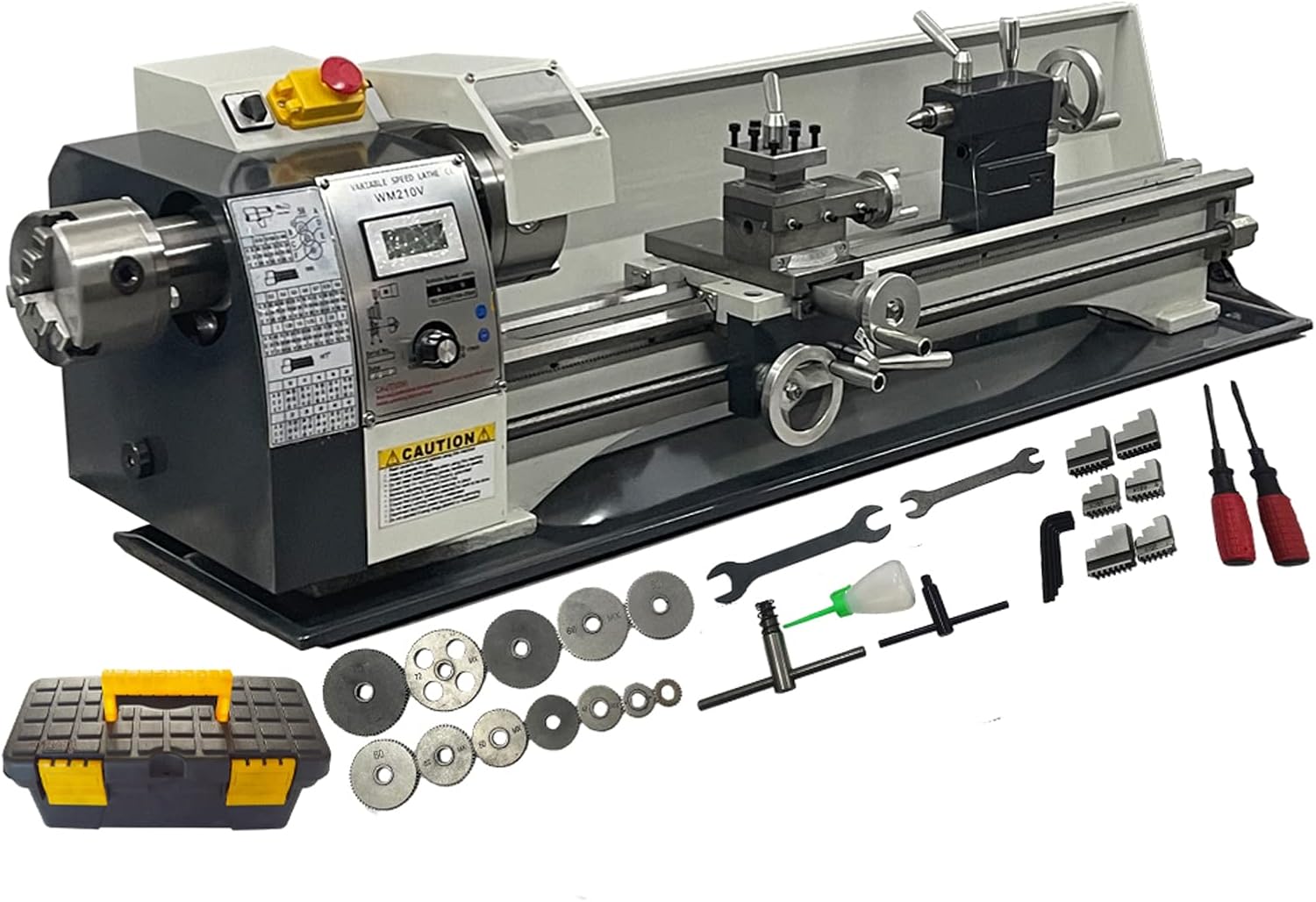 Amazon.com: INTBUYING Metal Lathe 8"X32" Benchtop Lathe Machine ...