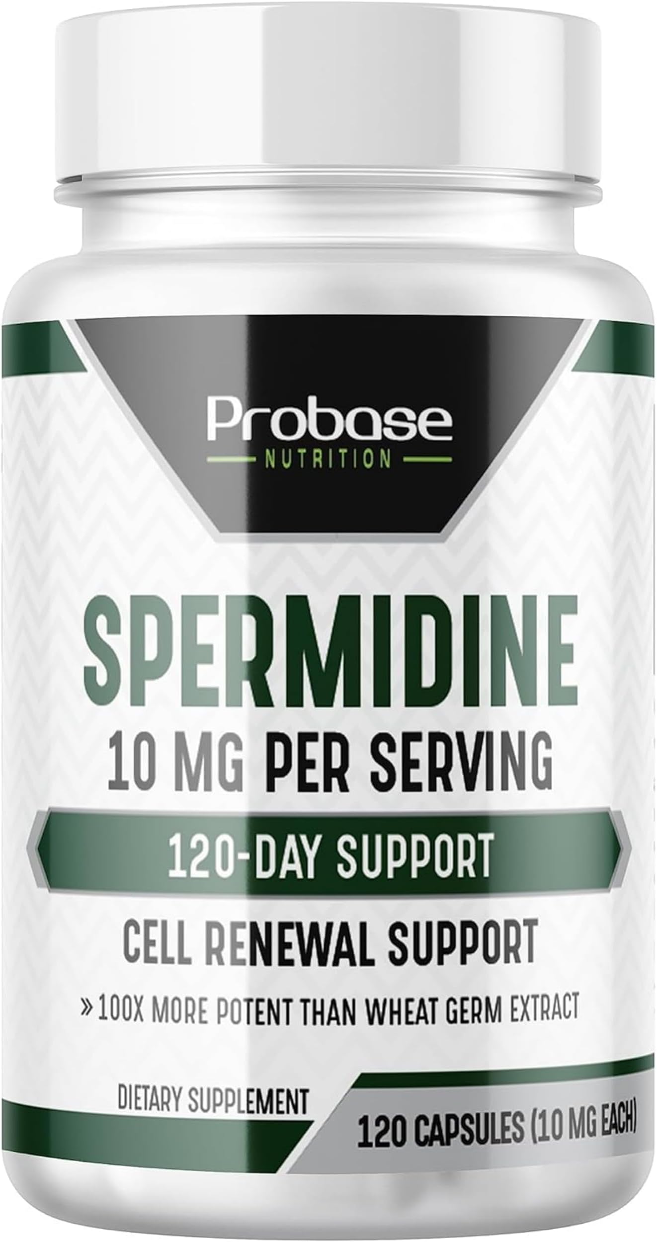 Amazon.com: Probase Nutrition Spermidine (10mg of 99% Spermidine 3HCL ...