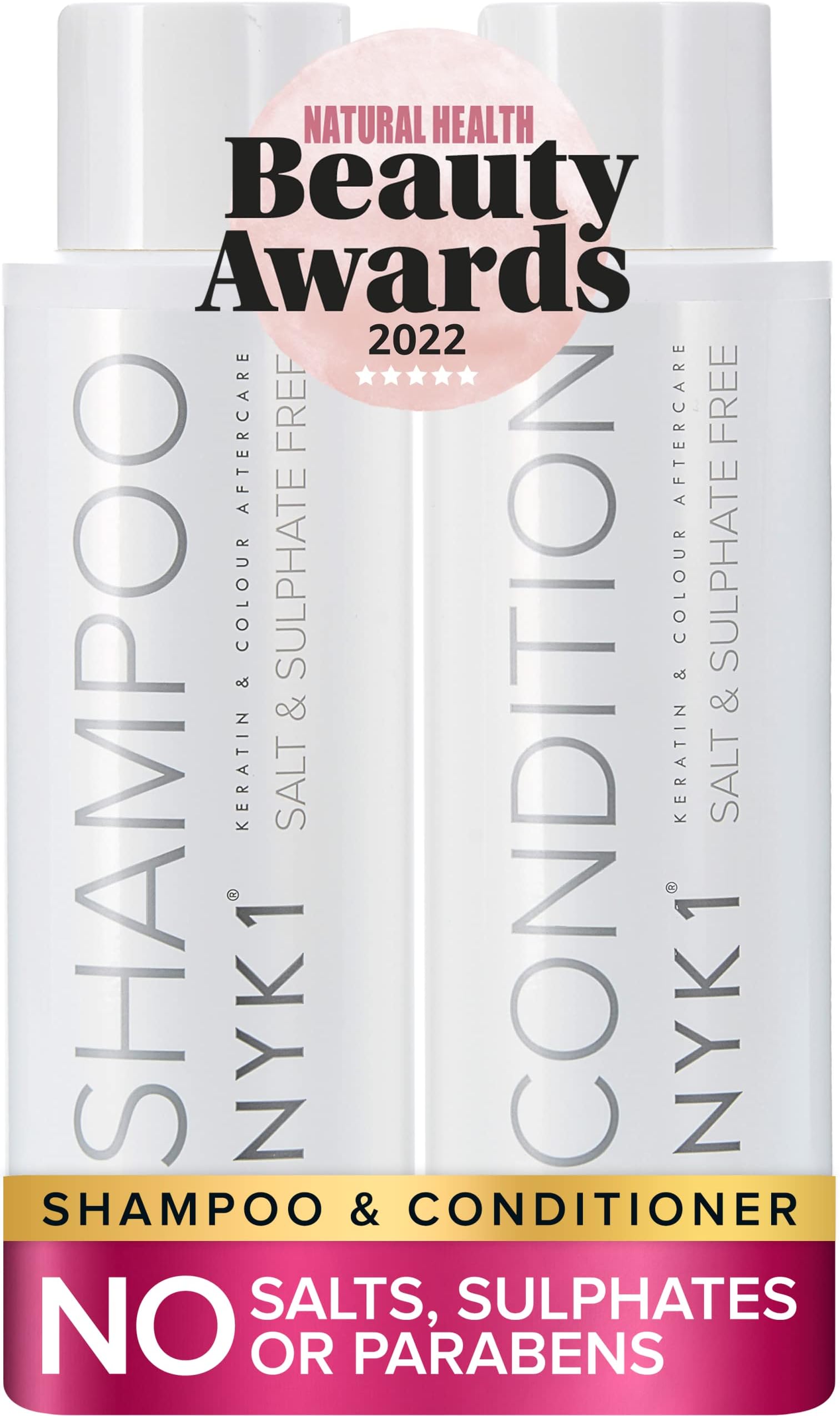 Amazon.com : Shampoo and Conditioner Sulfate and Salt Free 16oz for ...