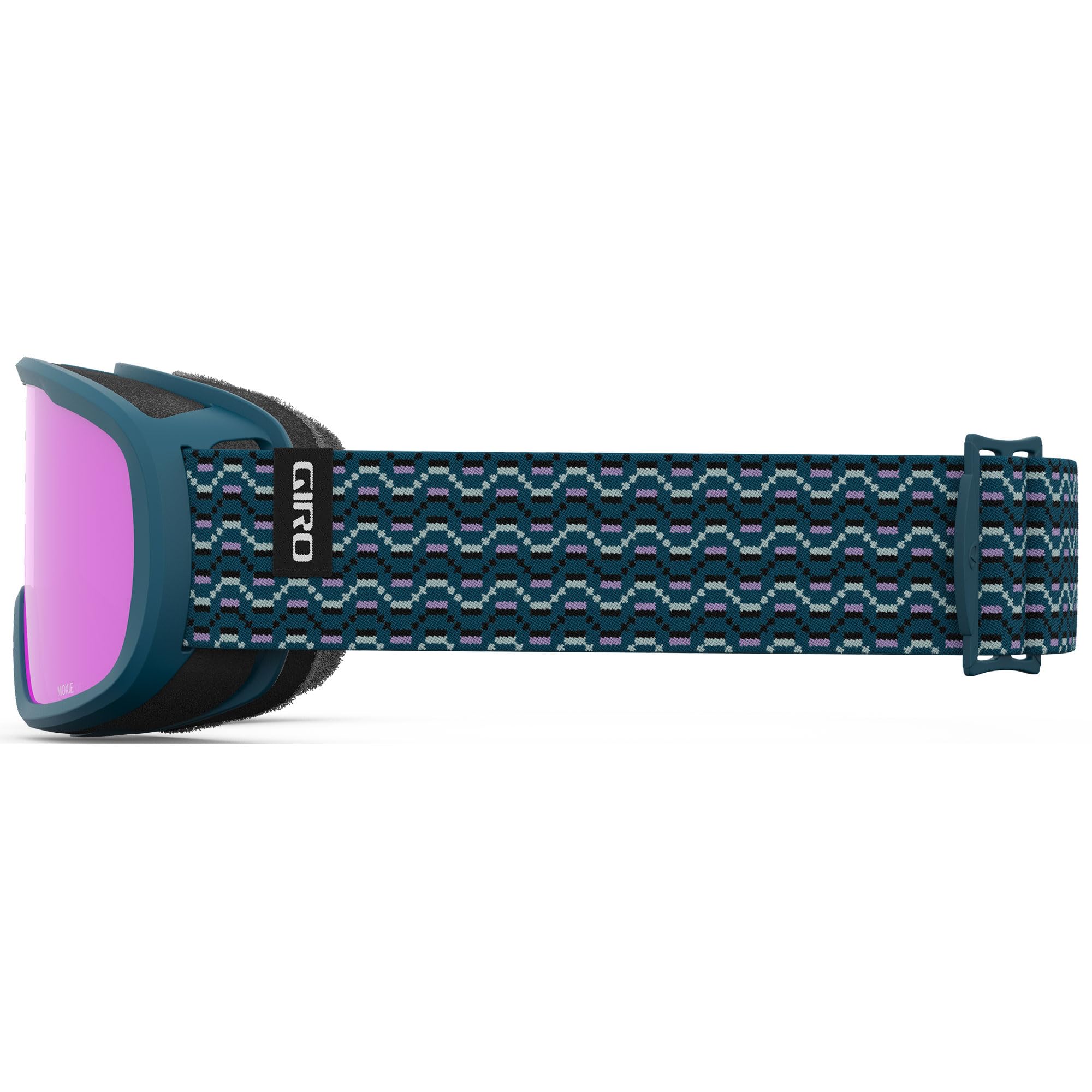 Snapklik.com : Giro Moxie Womens Snow Goggle - Harbor Blue Sequence Strap