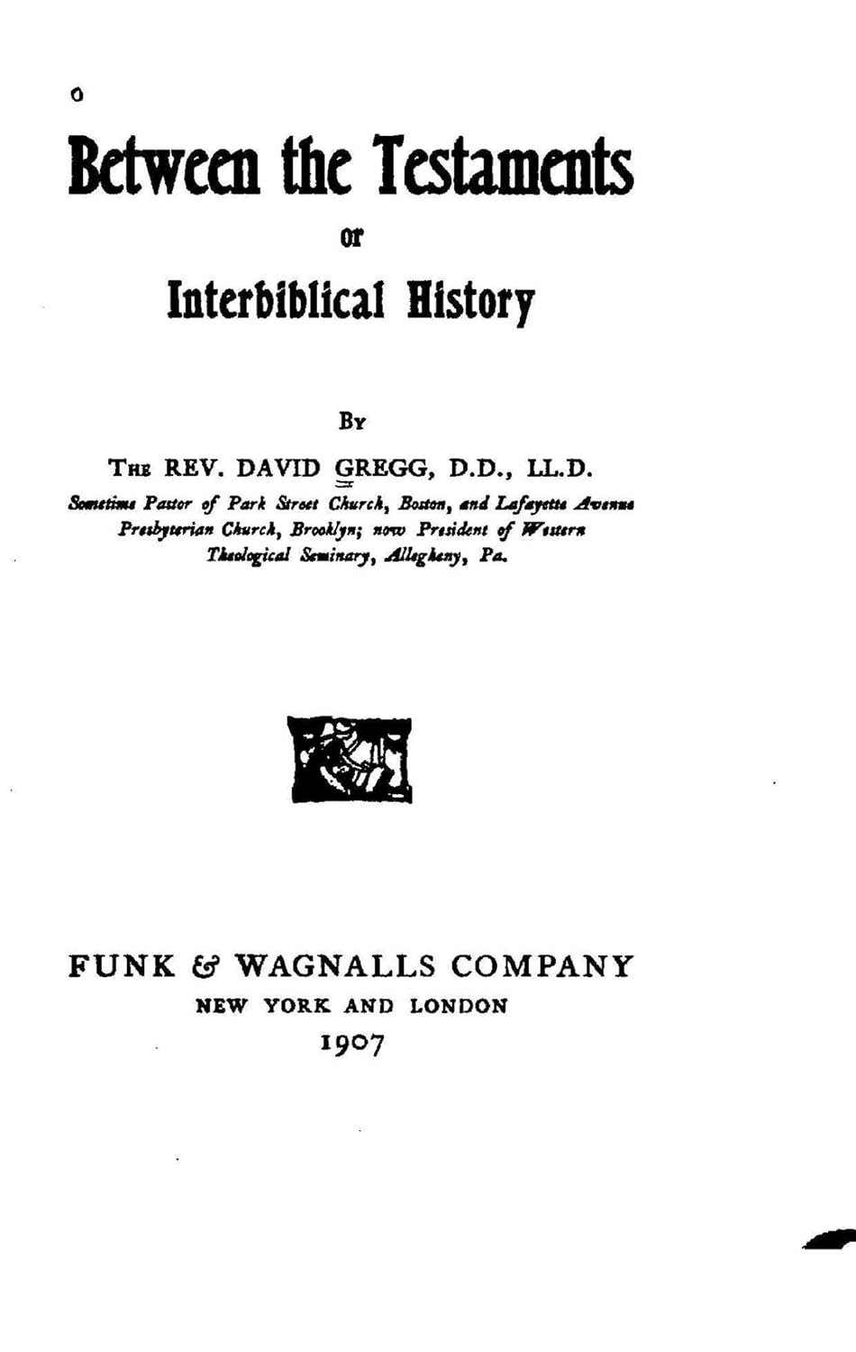 Amazon.com: Between the Testaments, or, Interbiblical history eBook ...