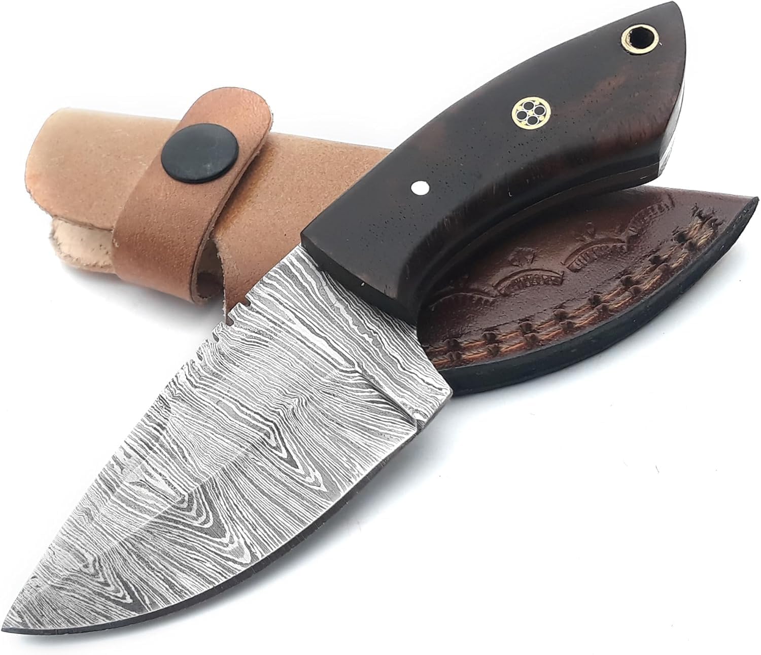 Amazon.com : Premium Hunting Knife - Full Tang, 6-Inch Fixed Blade ...