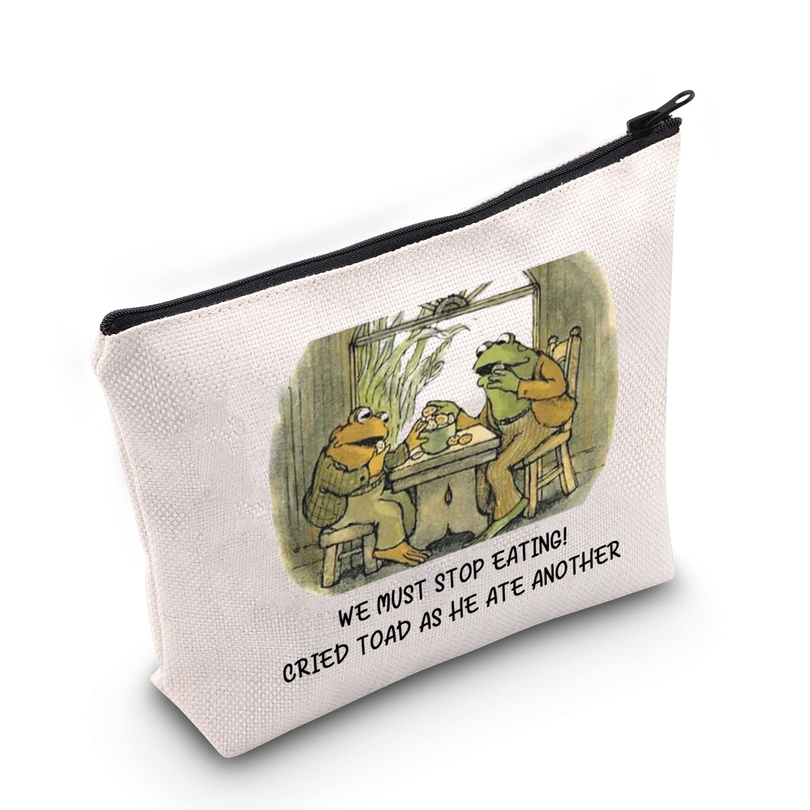 Amazon.com: BLUPARK Frog And Toad Riding Inspired Makeup Bag Funny Frog ...