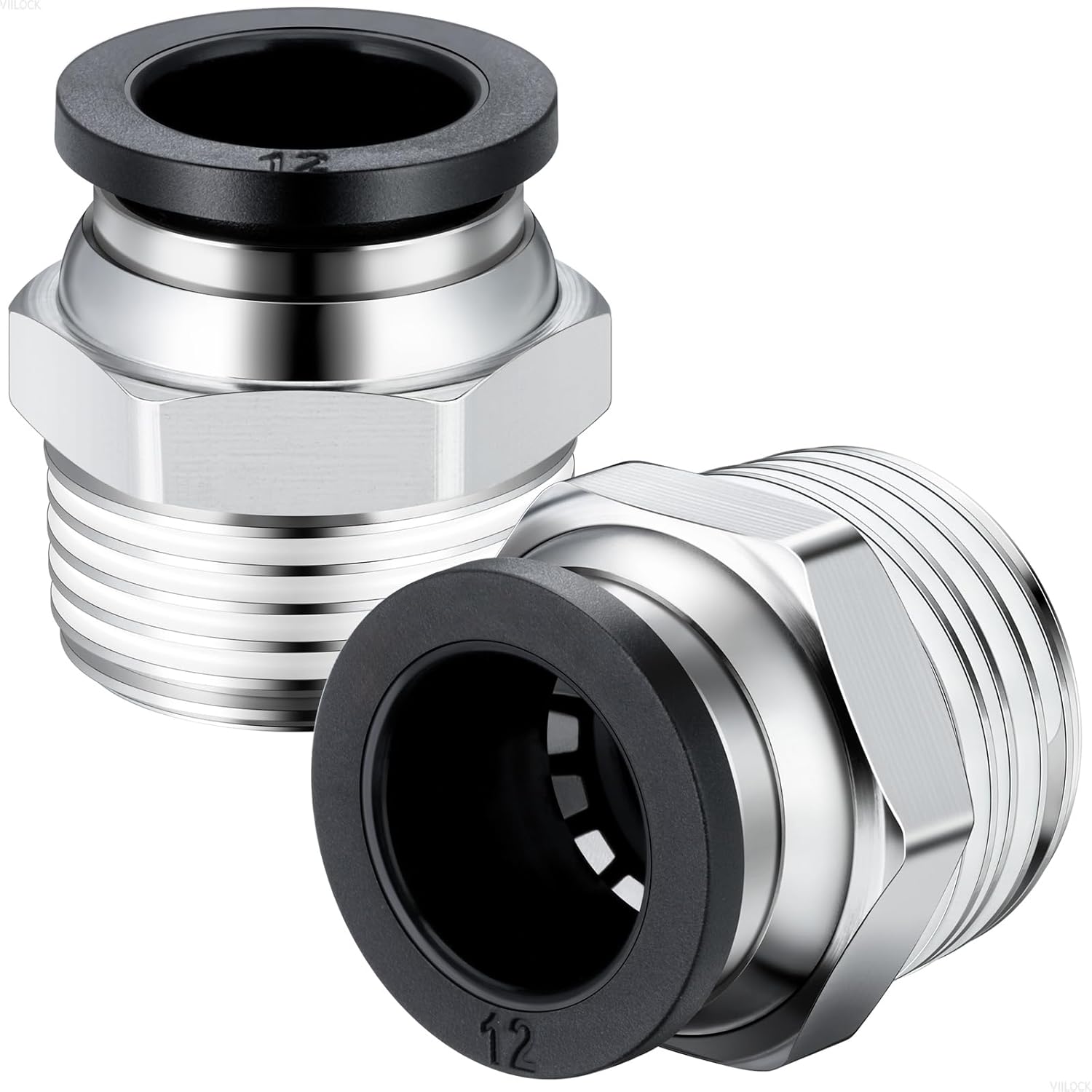 Amazon.com: VIILOCK Pneumatic Push to Connect Tube Fitting, Male ...