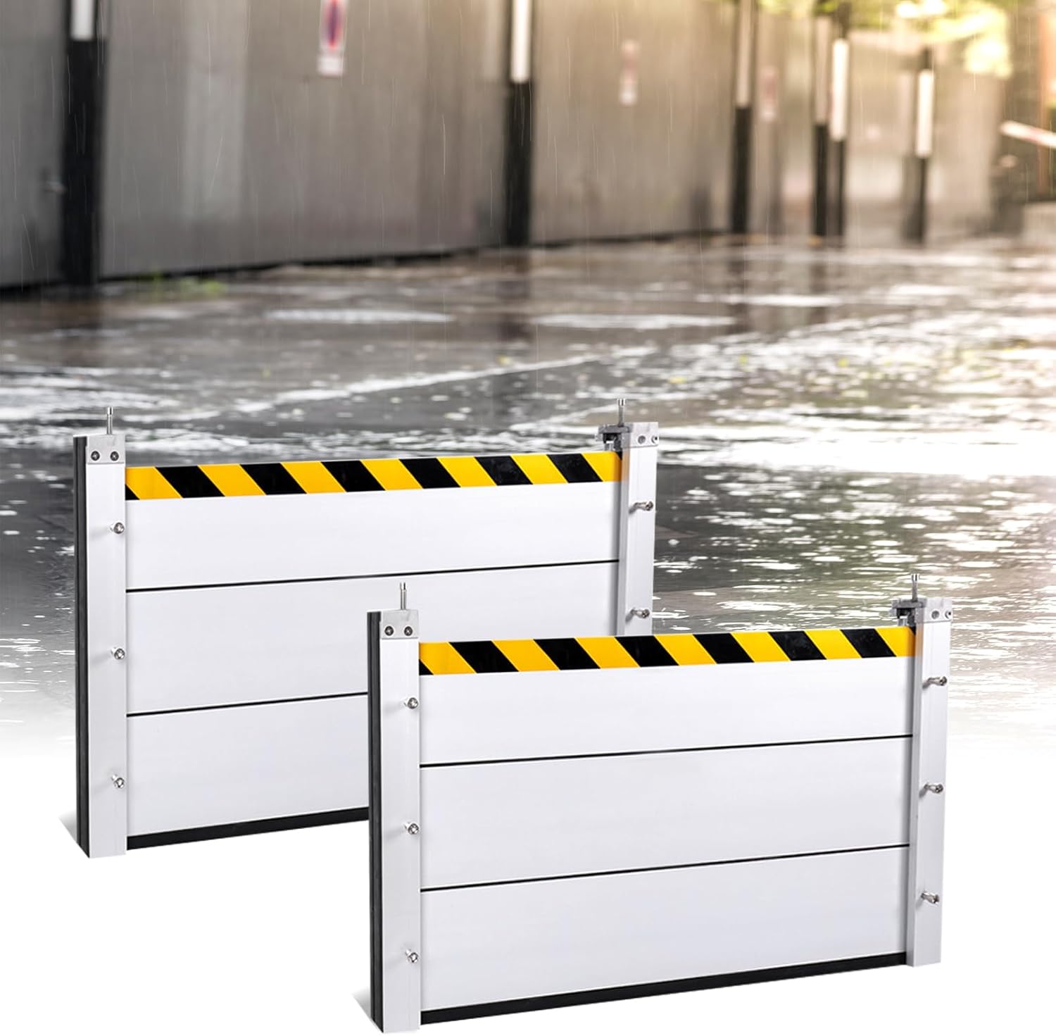 Amazon.com: Dam Easy Flood Barrier,Aluminum Water Barriers for Flooding ...