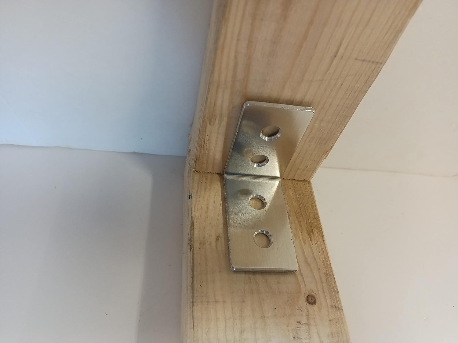 Amazon.com: Aluminum Corner Shelf Brace Support for Wood 3" X 1.5" X 1/ ...