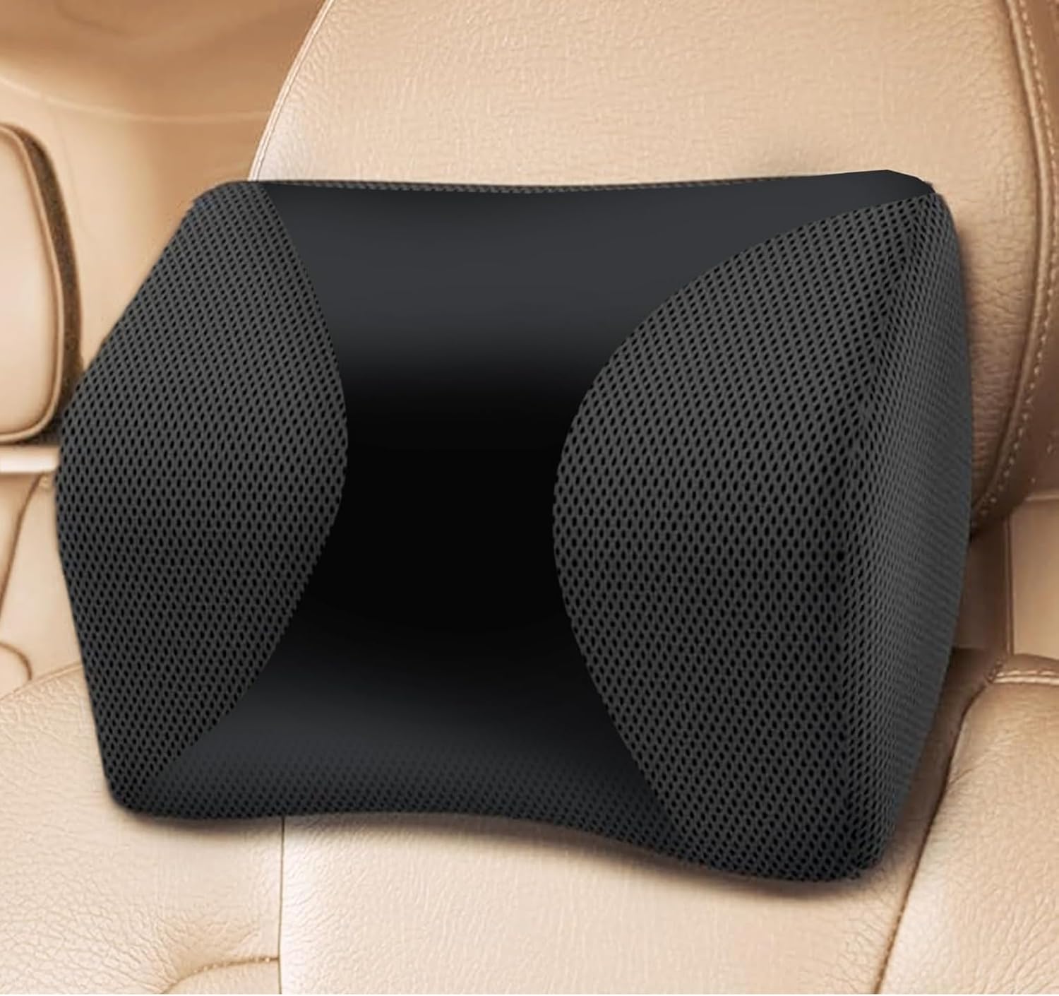 Trajectory Car Headrest Pillow in Memory Foam for Orthopedic Neck Pain ...
