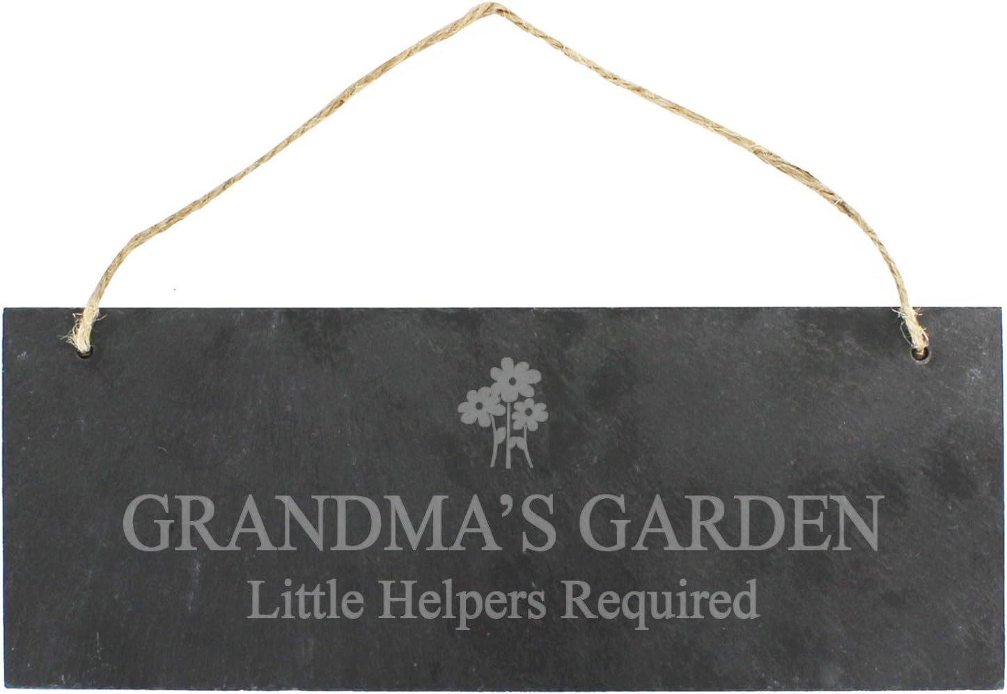 Amazon.com: Personalised Flower Motif Slate Door Plaque : Home & Kitchen