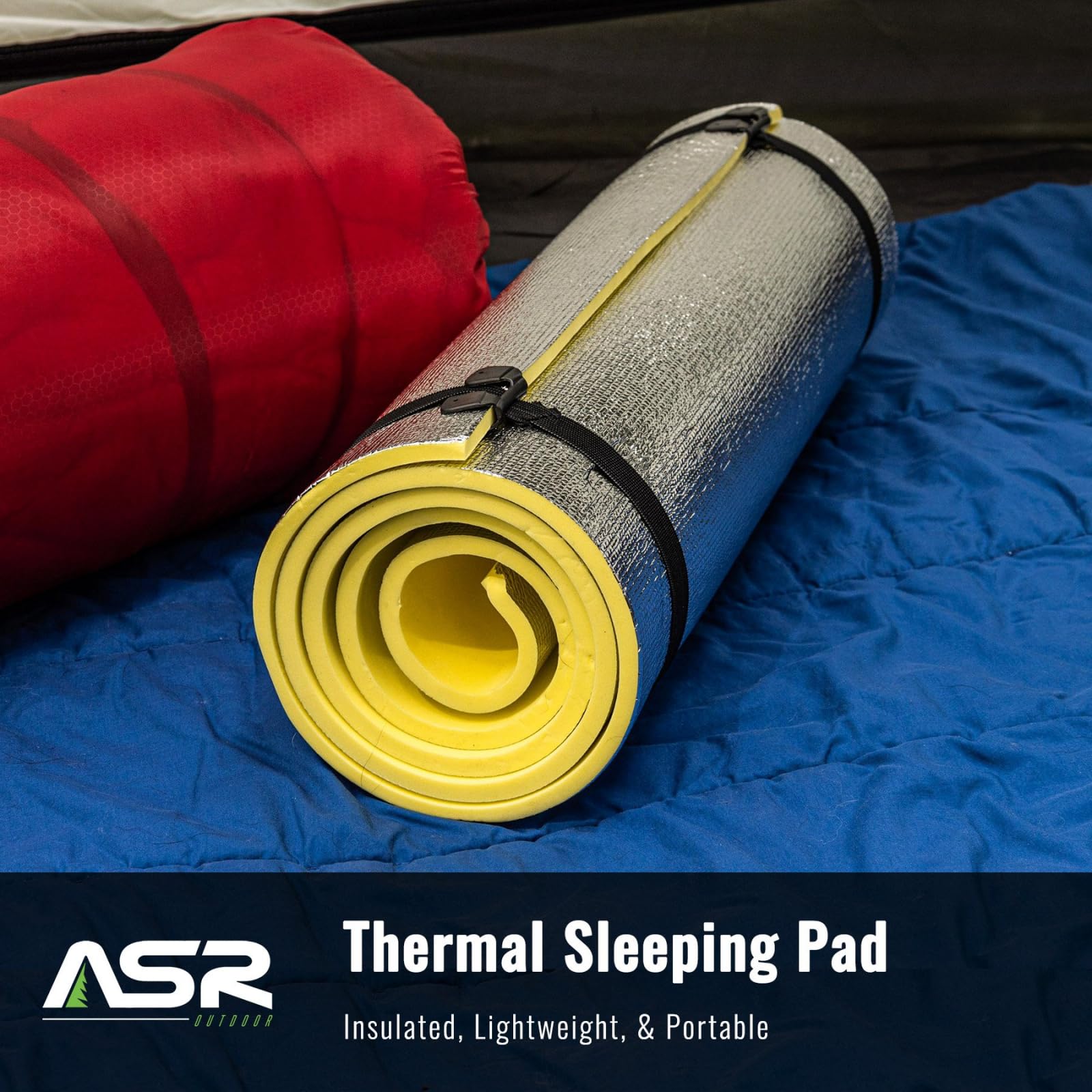 Snapklik.com : Thermal Mat Heat Reflective Camping Sleeping Pad ...