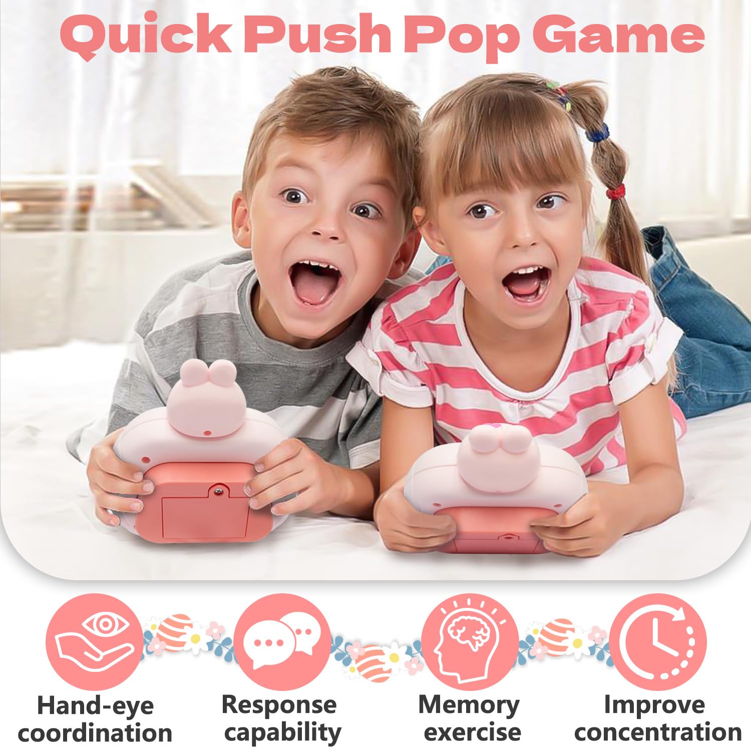 Snapklik.com : Quick Push Pop Fidget Game Toys For Christmas, Santa ...