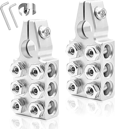 Amazon.com: Lead Acid Battery Terminal Clamps: 12-Way Battery Terminal ...