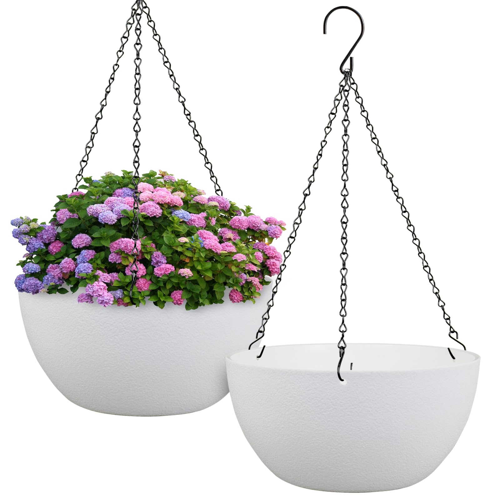 Snapklik.com : Meowell 12 Inch Large Hanging Planters For Indoor ...