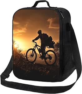 Amazon.com: AQRJKHD Insulated Lunch Bag for Women Men Mountain bike in ...