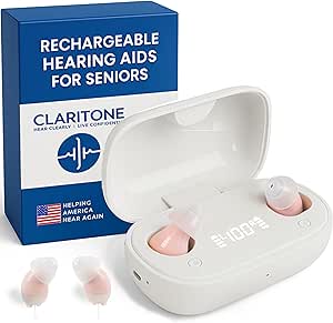 Amazon.com: Claritone Rechargeable Hearing Aids for Seniors – OTC ...