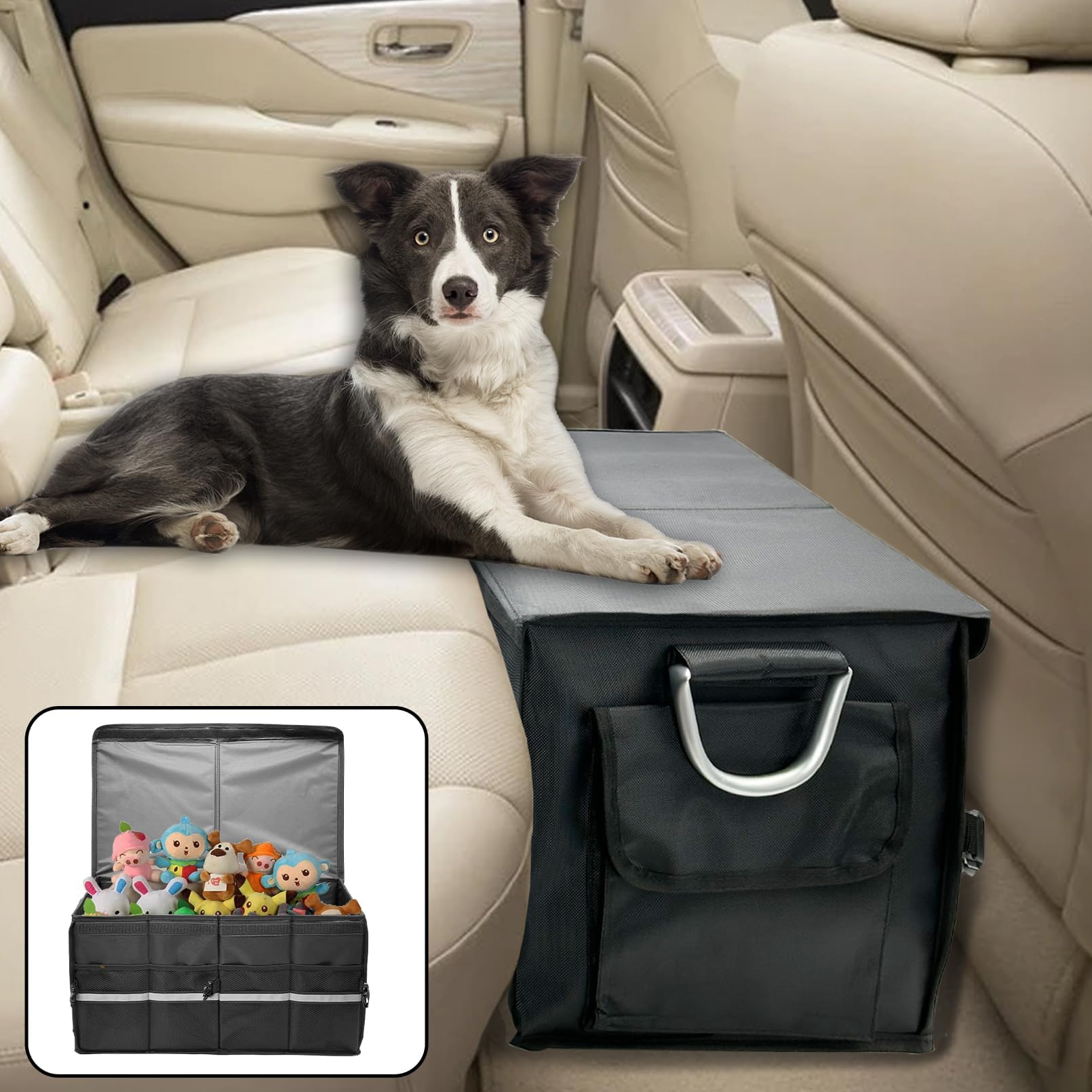 Amazon.com : Datanly Car Back Seat Extender for Dogs up to 300lbs Car ...