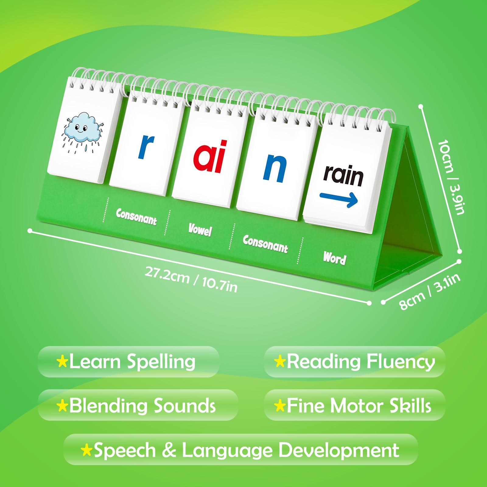 Snapklik.com : CVVC Word Games,Phonics Games Flash Card For Preschool ...