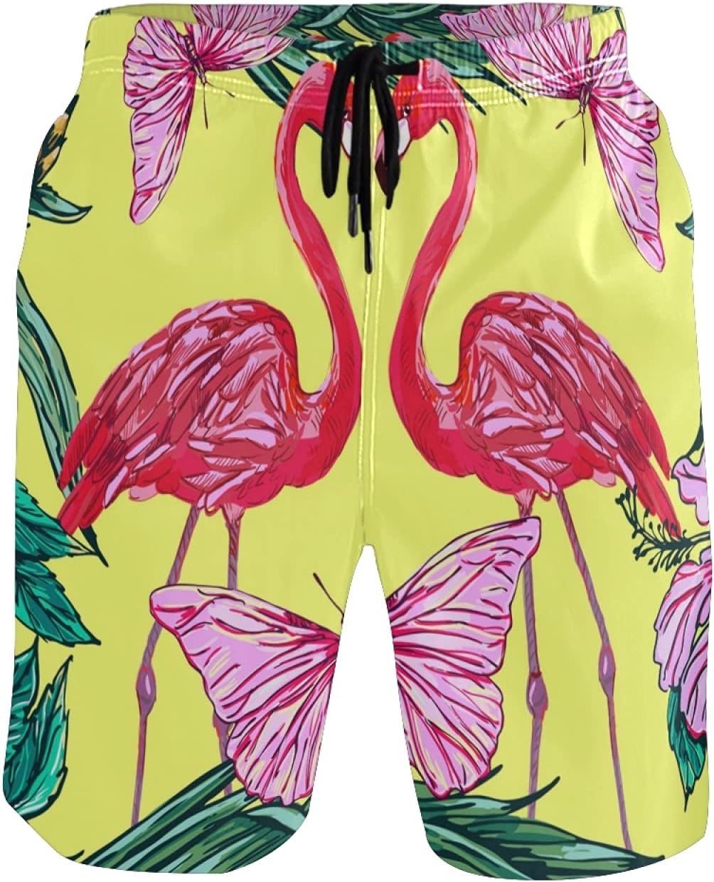 Pineapple Swim Trunks Men Funny, Fun Swim Trunks Guys Board Shorts,Pink ...