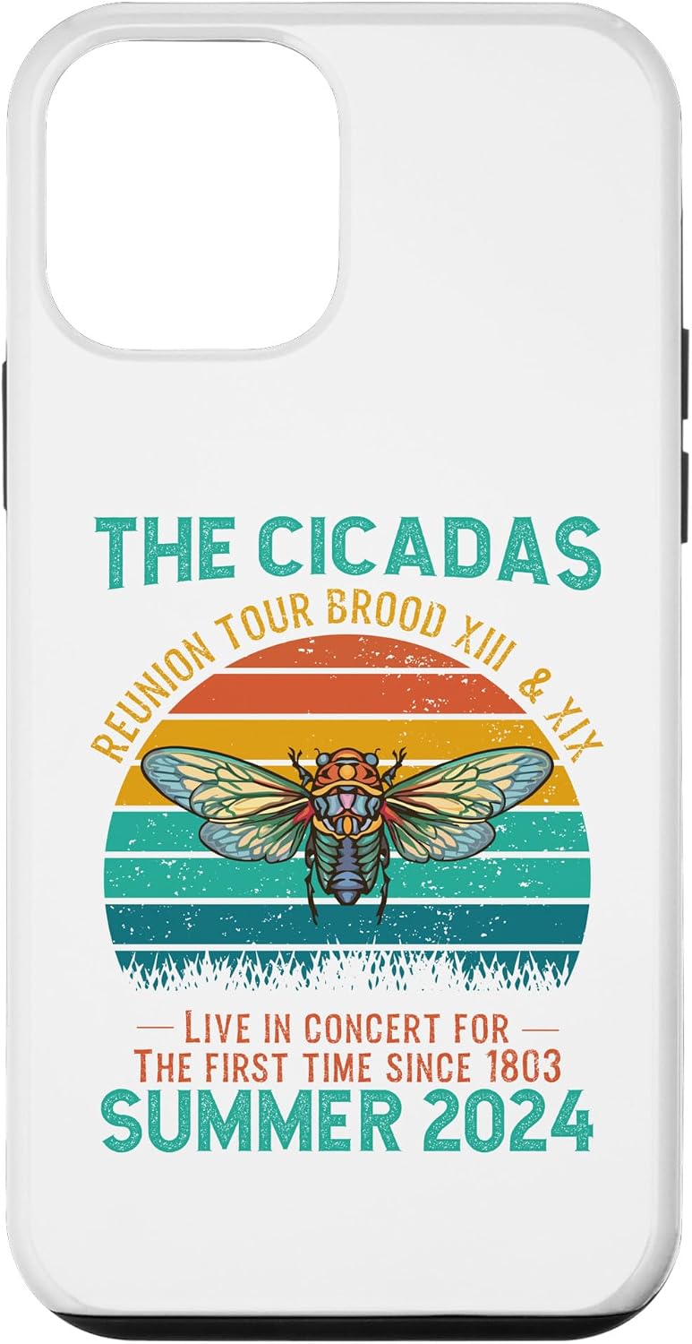 Amazon.com: iPhone 12 mini Cicada Brood XIII XIX Summer 2024 Reunion ...