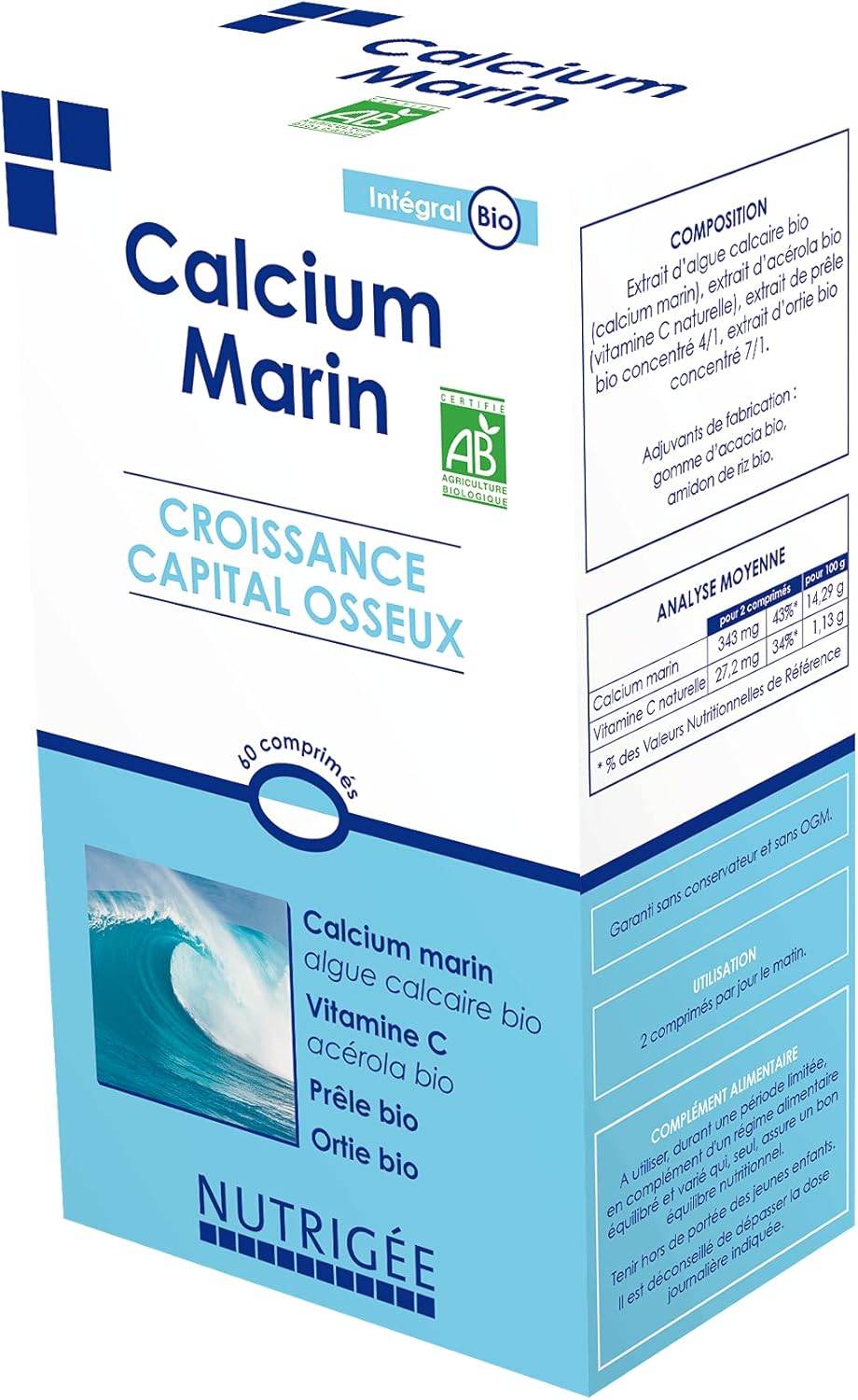 CALCIUM MARIN BIO • Croissance & Capital Osseux • Calcium marin ...