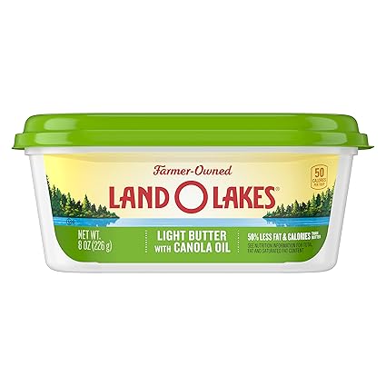 Amazon.com: Land O Lakes® Light Butter with Canola Oil, 8 oz Tub ...