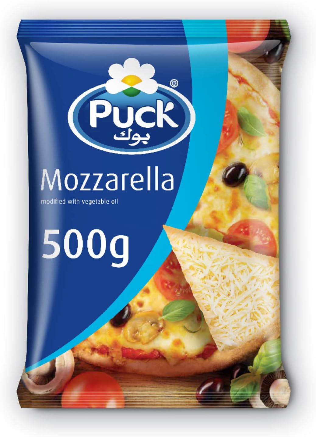 Puck Shredded Mozzarella Cheese 500g: Buy Online at Best Price in UAE ...