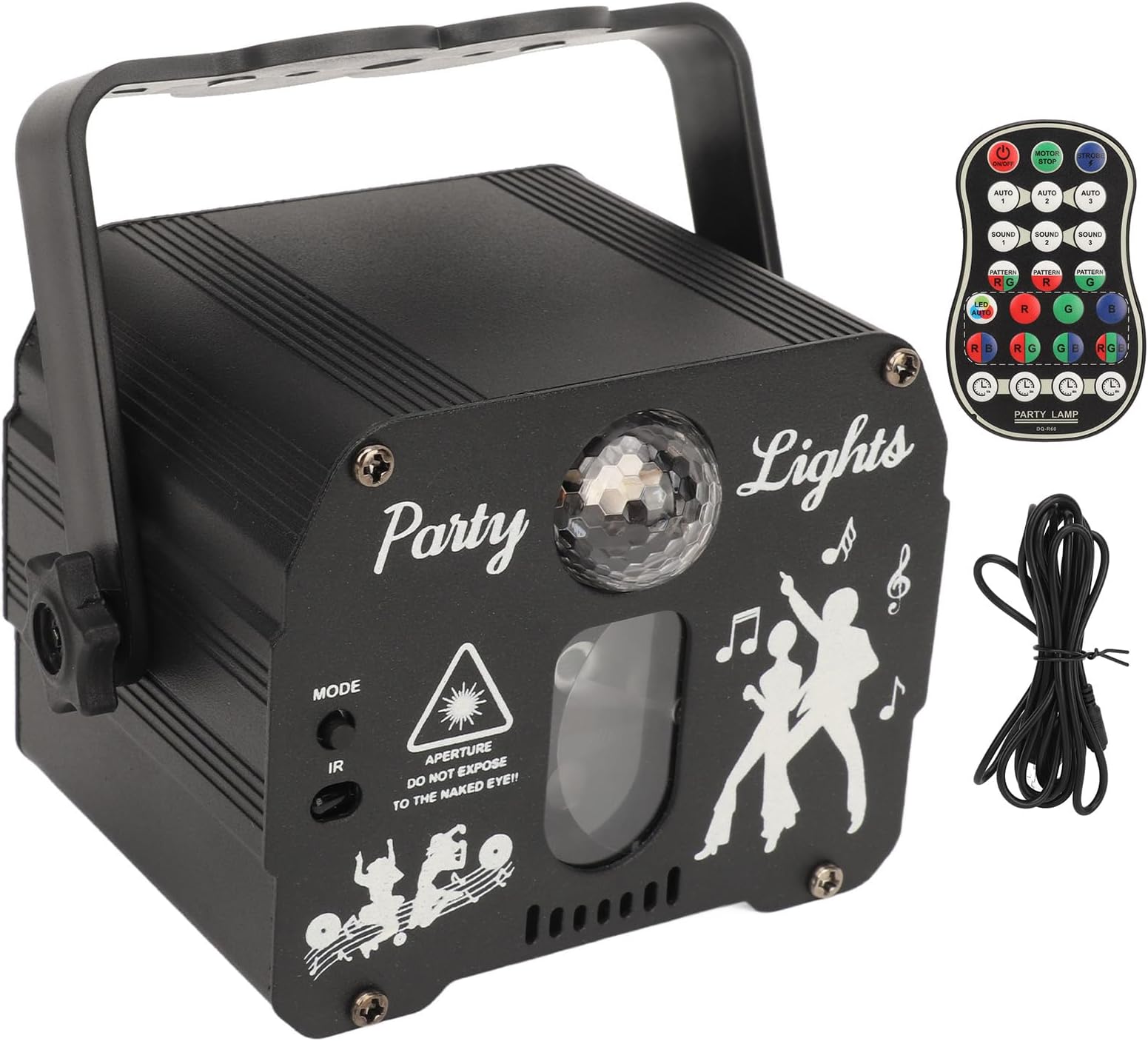 Laser Proyector Luces de discoteca RGB LED luces de haz de escenario ...