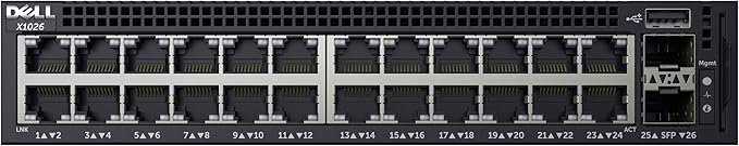 Amazon.com: Dell Networking X1026 - Switch - 24 Ports - Managed - Rack ...
