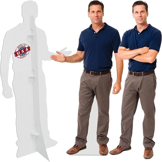 Amazon.com: Custom Life Size Cardboard Cutout - 2 Material Options, 1-8 ...