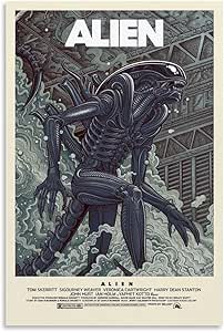Amazon.com: Aliens Movie Poster Canvas Wall Art Picture Print Modern ...