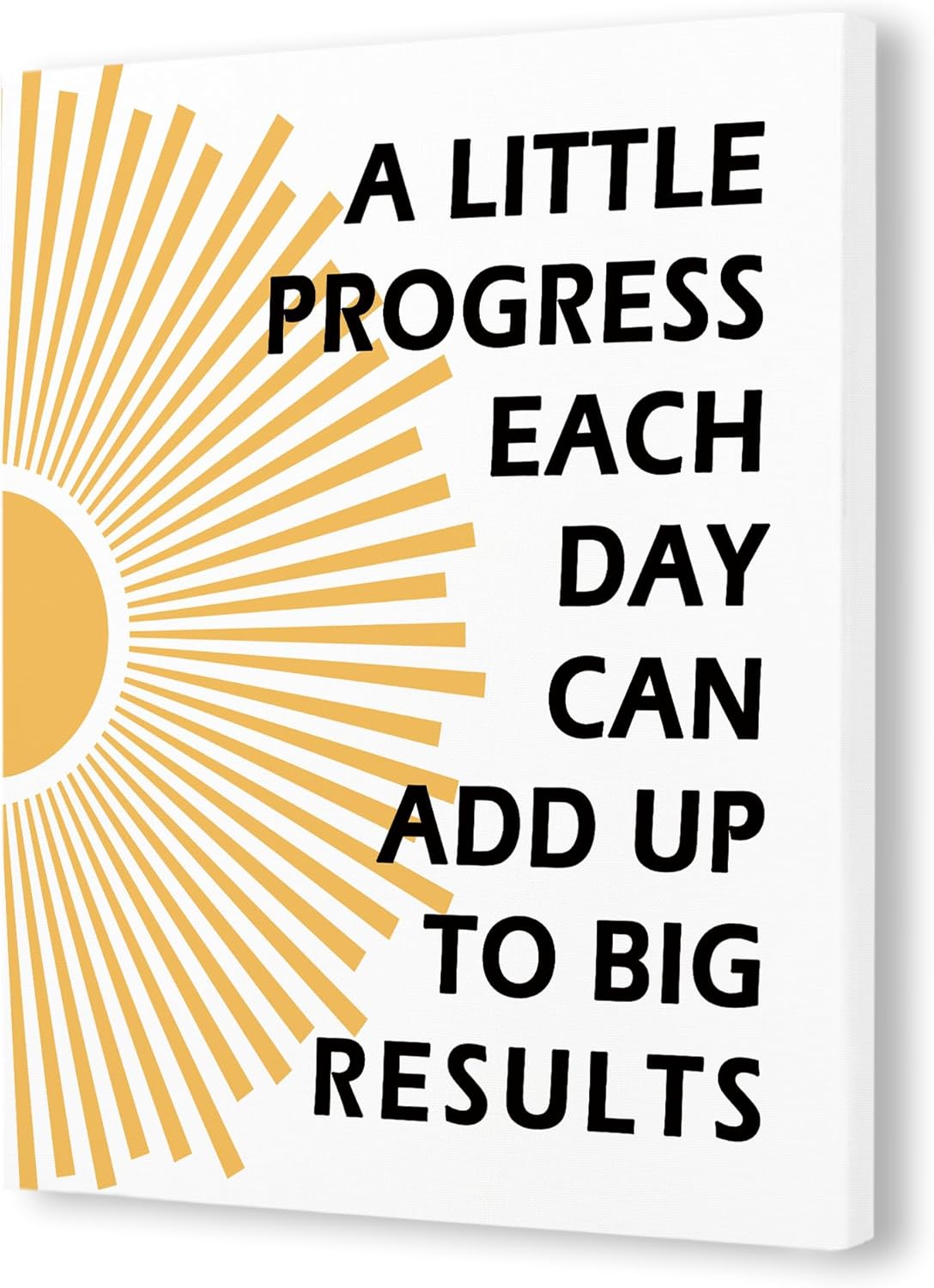 Amazon.com: Pugwak Positive Affirmations Wall Decor Canvas Prints ...