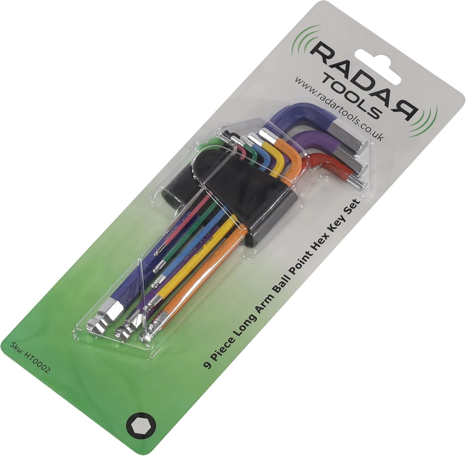 9 Piece Long Arm Ball Point Hex Key Set – Allen Allan Alan Key – BigaMart