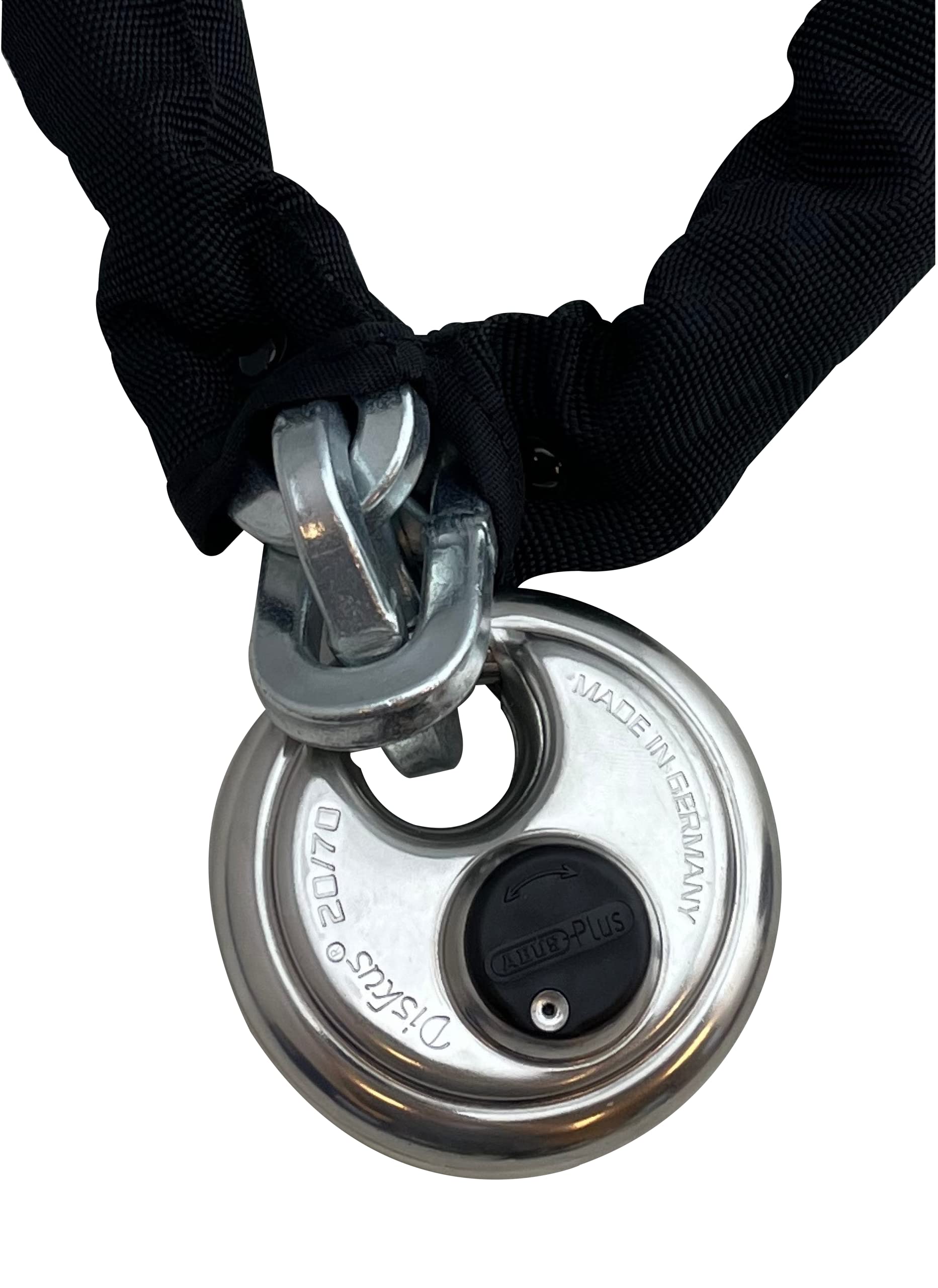 ABUS Hardened Steel 8KS 10Foot x 5/16" Thick Square Security Chain with ...