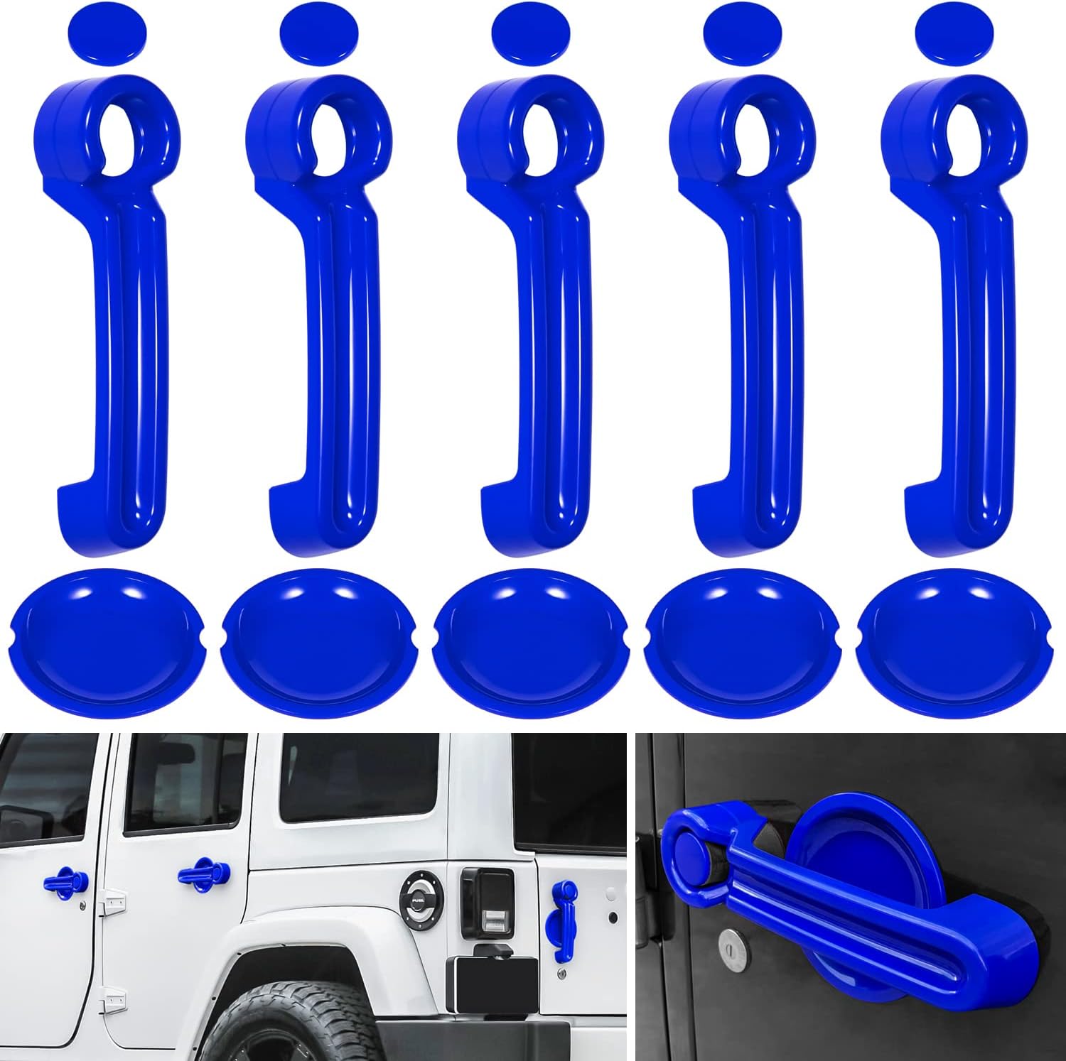 Amazon.com: E-cowlboy Door Handle Cover Inserts+Tailgate Handle Cover ...