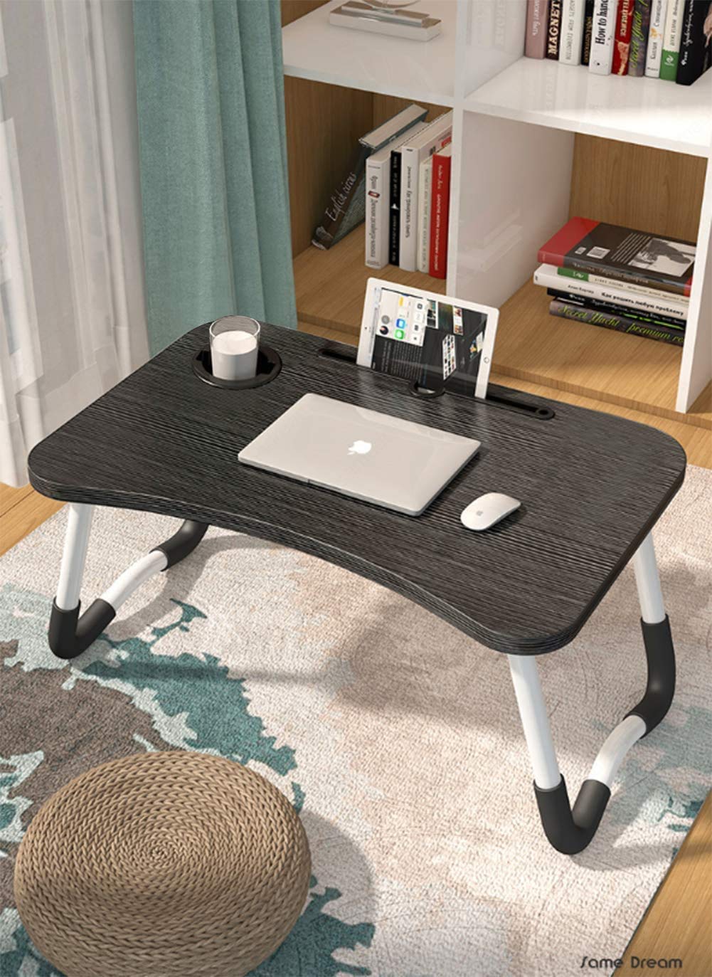 Buy Sahaj Multi-Purpose Laptop Desk for Study and Reading with Foldable ...