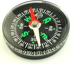 Amazon.com : Pocket-Sized Economy Compass, 1-1/2 Inches : Camping ...