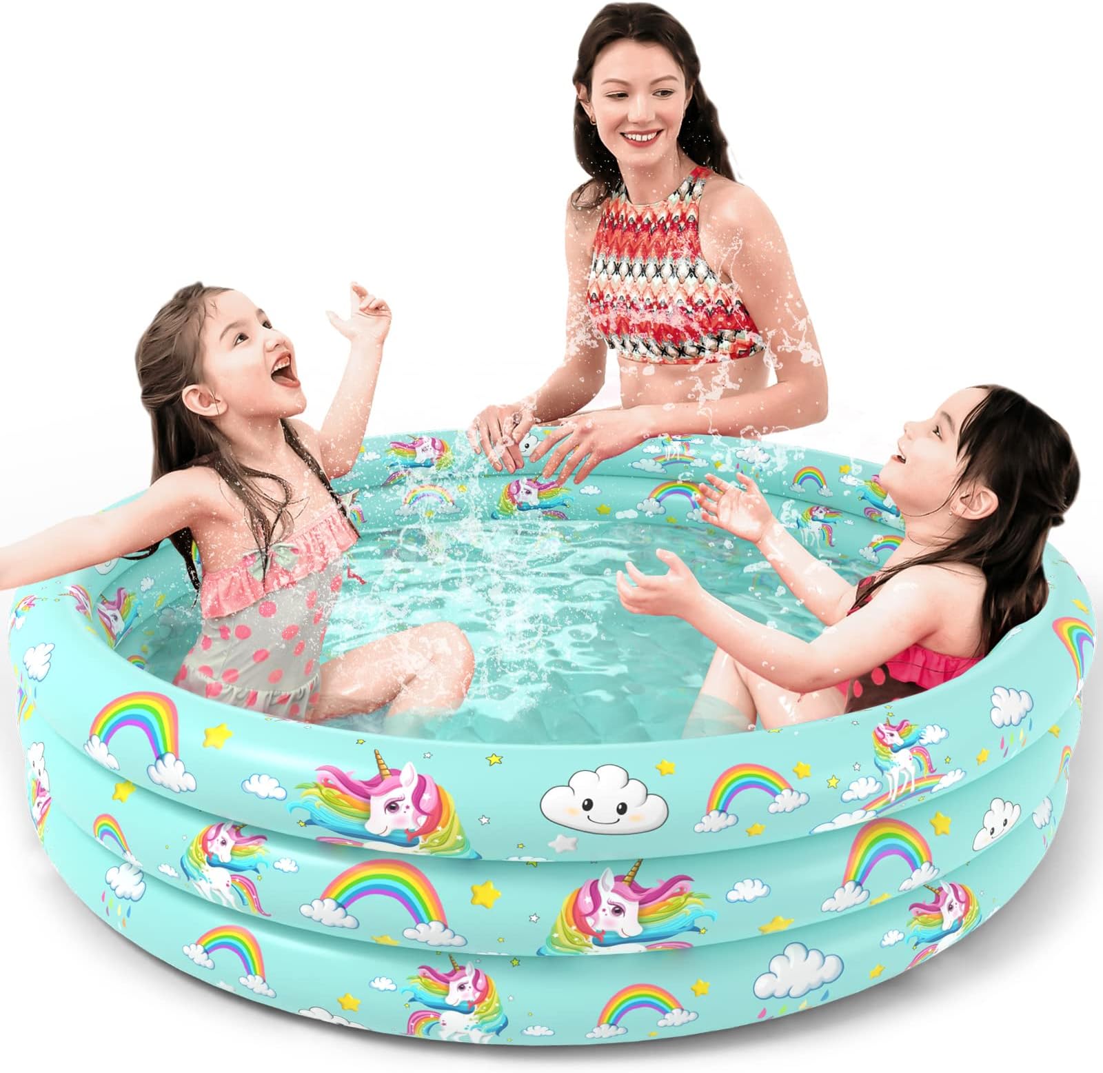 Amazon.com : Play Day 120" Deluxe Family Pool : Patio, Lawn & Garden
