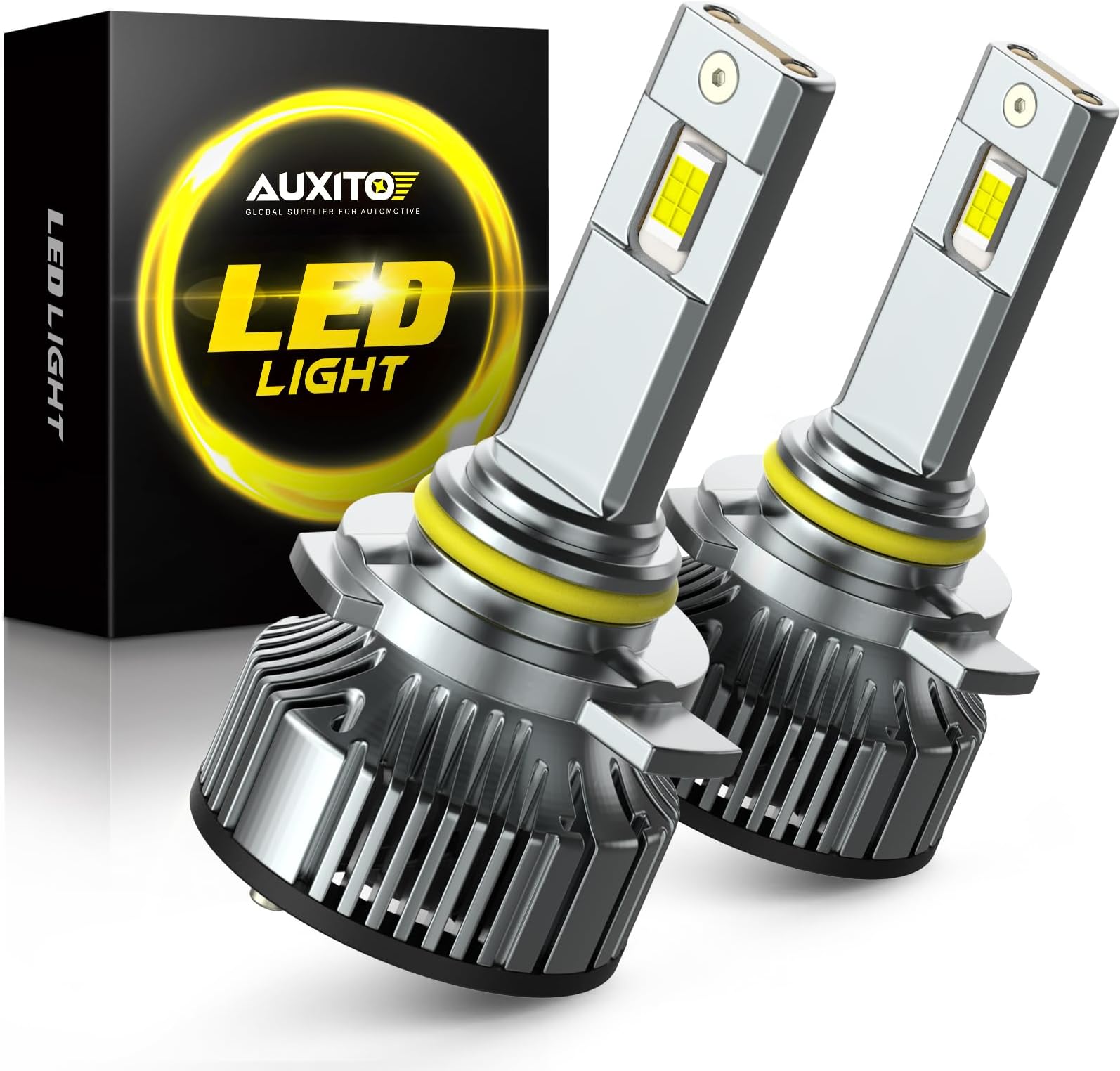Amazon.com: AUXITO 9008 H13 Bulbs, 110W 28000LM per Set, 6500K Plug and ...