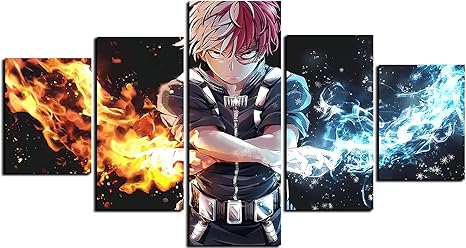 Amazon.com: My Hero Academia Poster Shoto Todoroki Poster Japanese ...