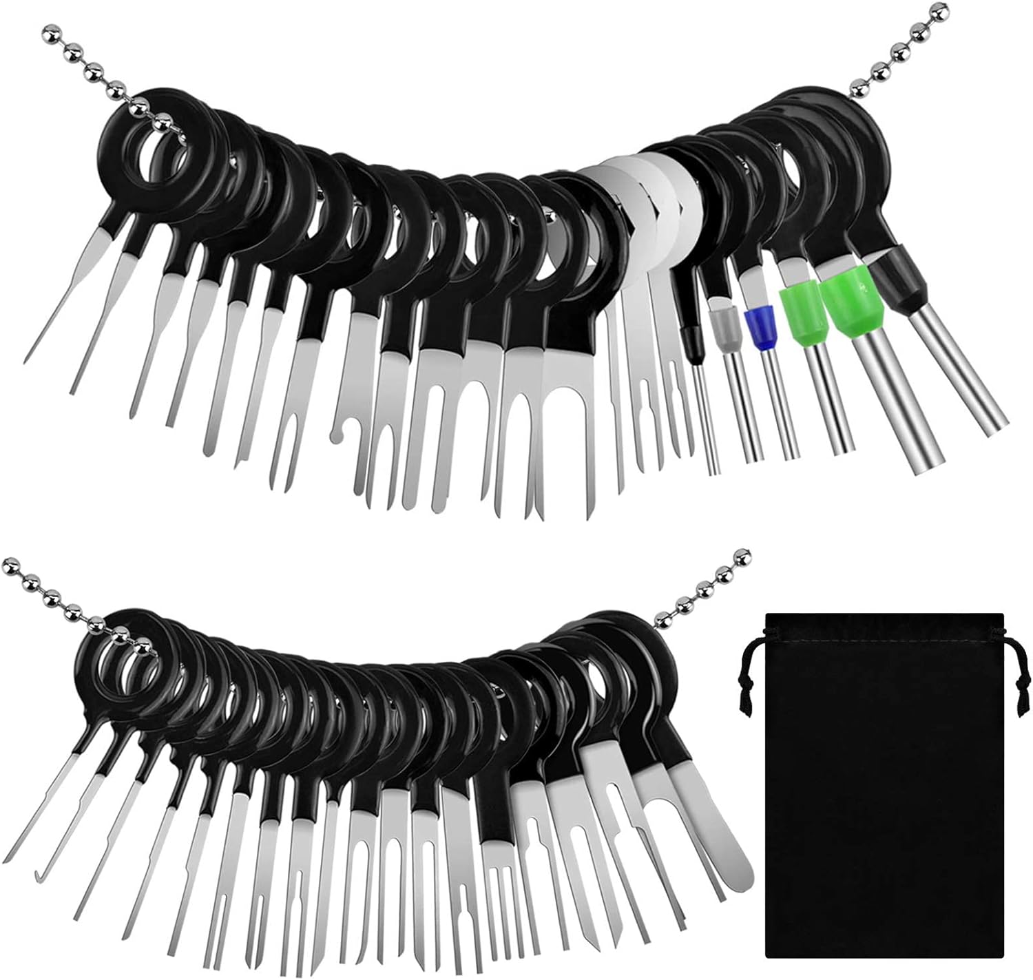 PACETAP Terminal Ejector kit, 41PCS Terminal Removal Tool kit for Car ...