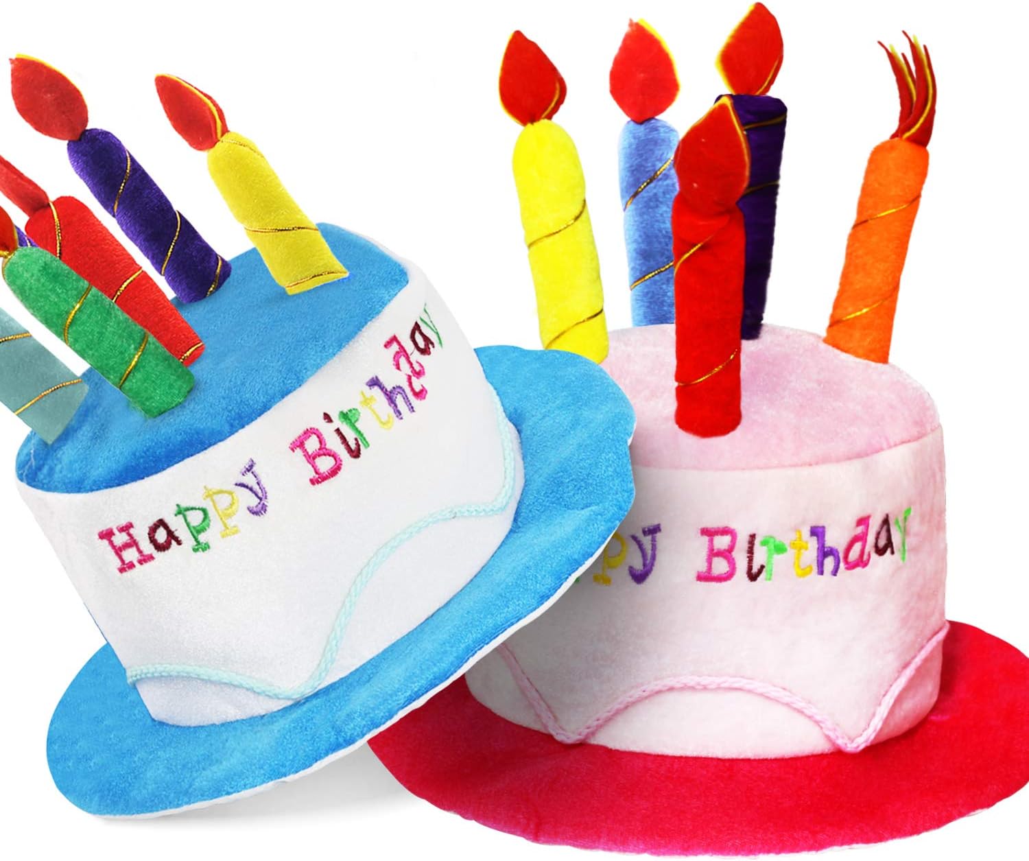 Amazon.com: Beistle Plush Happy Birthday Cake Hat : Home & Kitchen