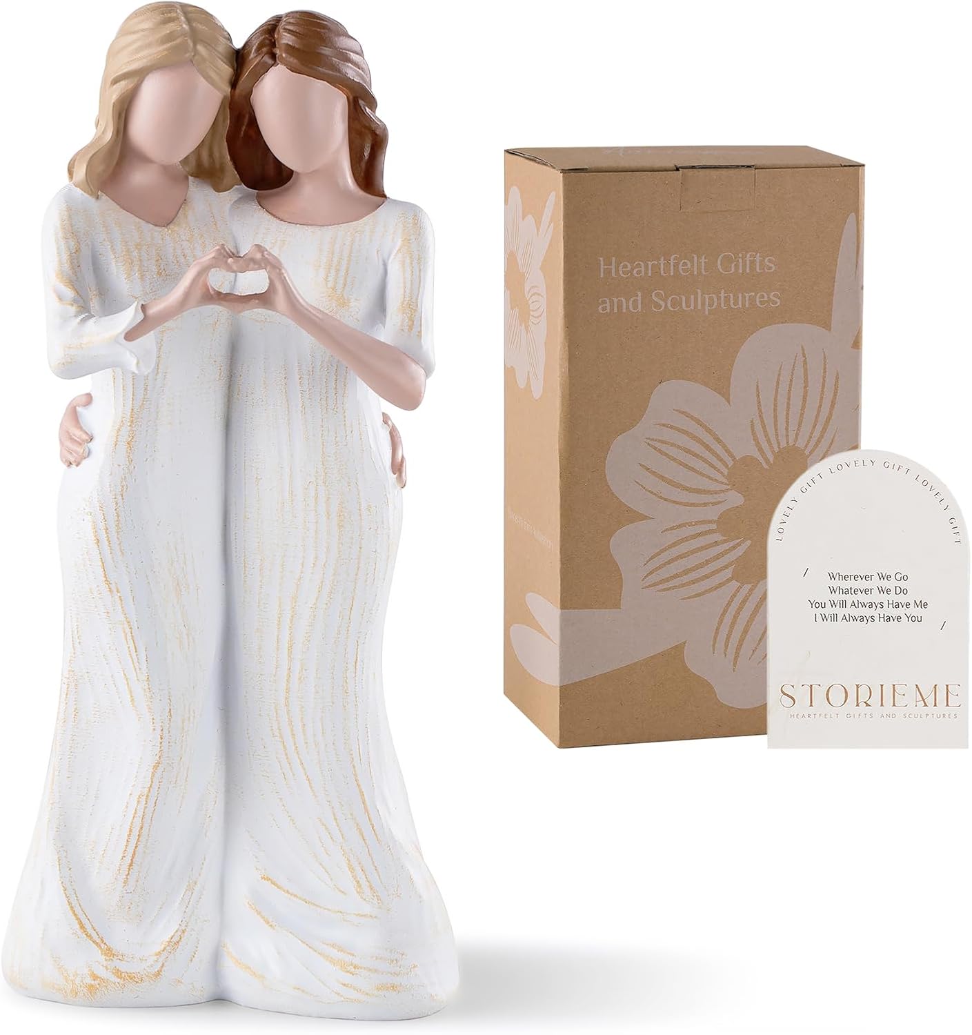 Amazon.com: Storieme Sister Figurines - Gifts for Best Friends Bestie, Sister Birthday Gift ...